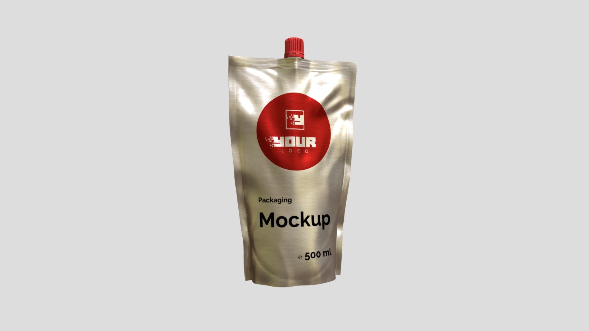 Doy-Pack with dispenser and cap - 3D model by designdaco [e951c79 ...