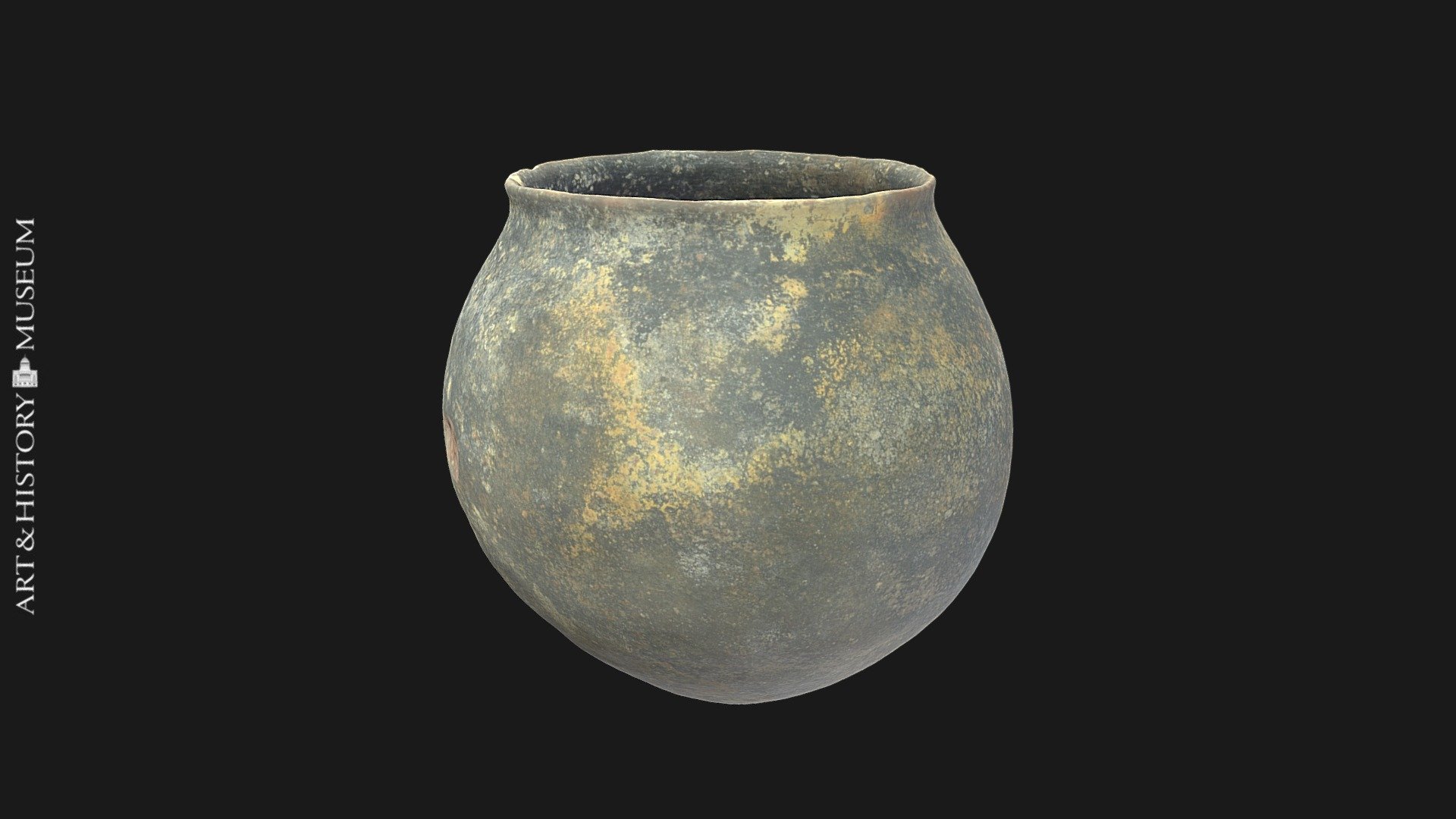 Egg-shaped pot with small opening & flaring rim - Download Free 3D ...