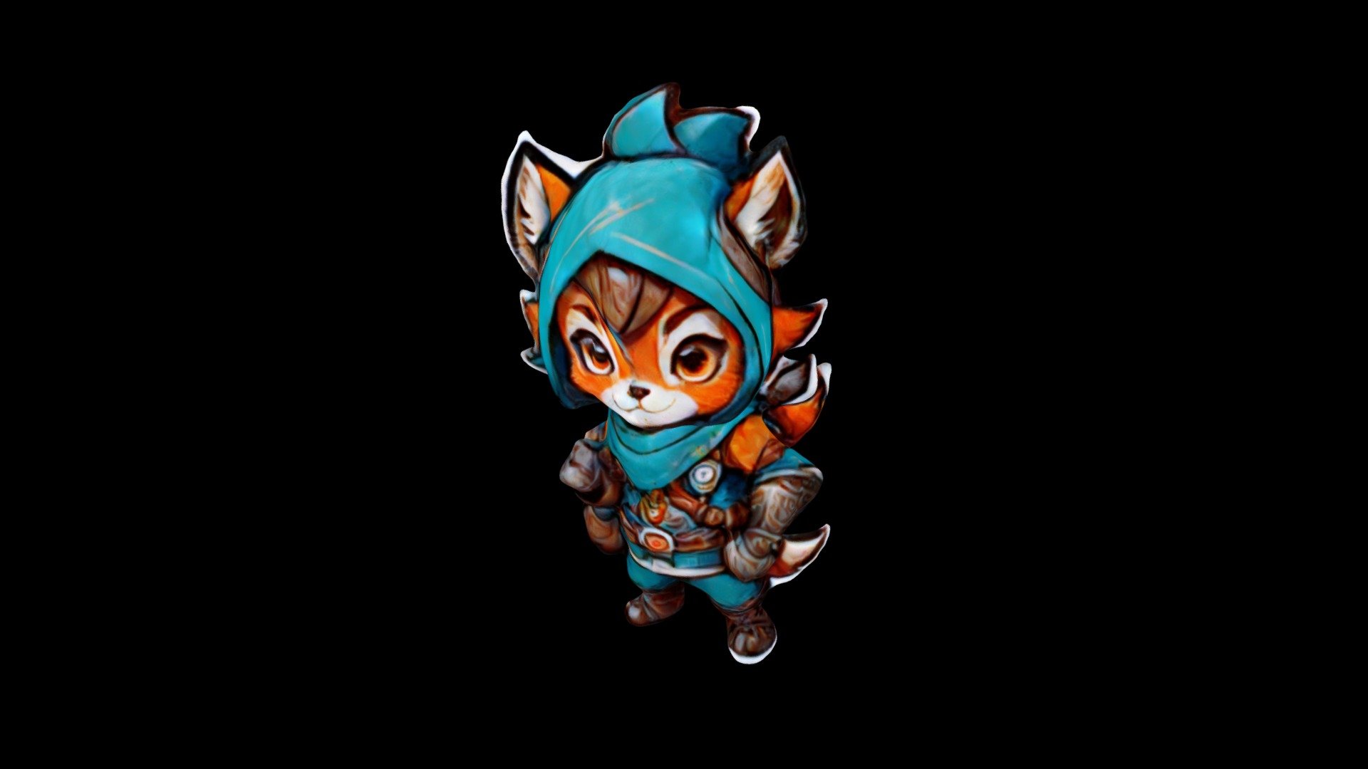 a red panda dressed as a ranger the ranger is we - Download Free 3D ...