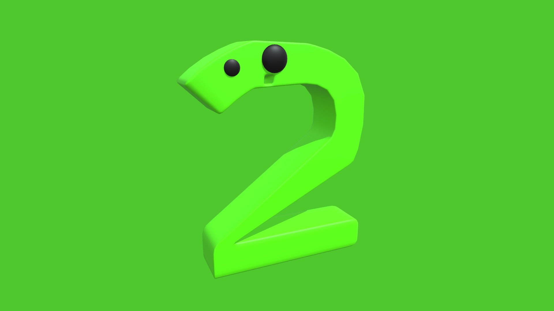 number_two_character - Download Free 3D model by tech.service.allwe ...