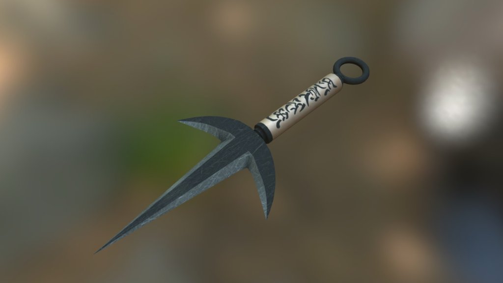 Naruto - Flying God Kunai (Minato's) - 3D model by skv1991 [e9598dc ...