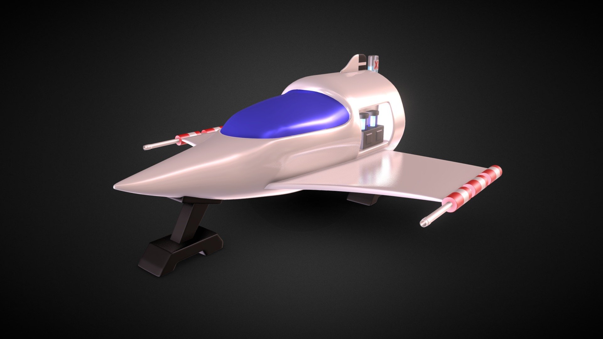 Commander Keen's Ship - Download Free 3D model by Kenetics [e95b8fc ...
