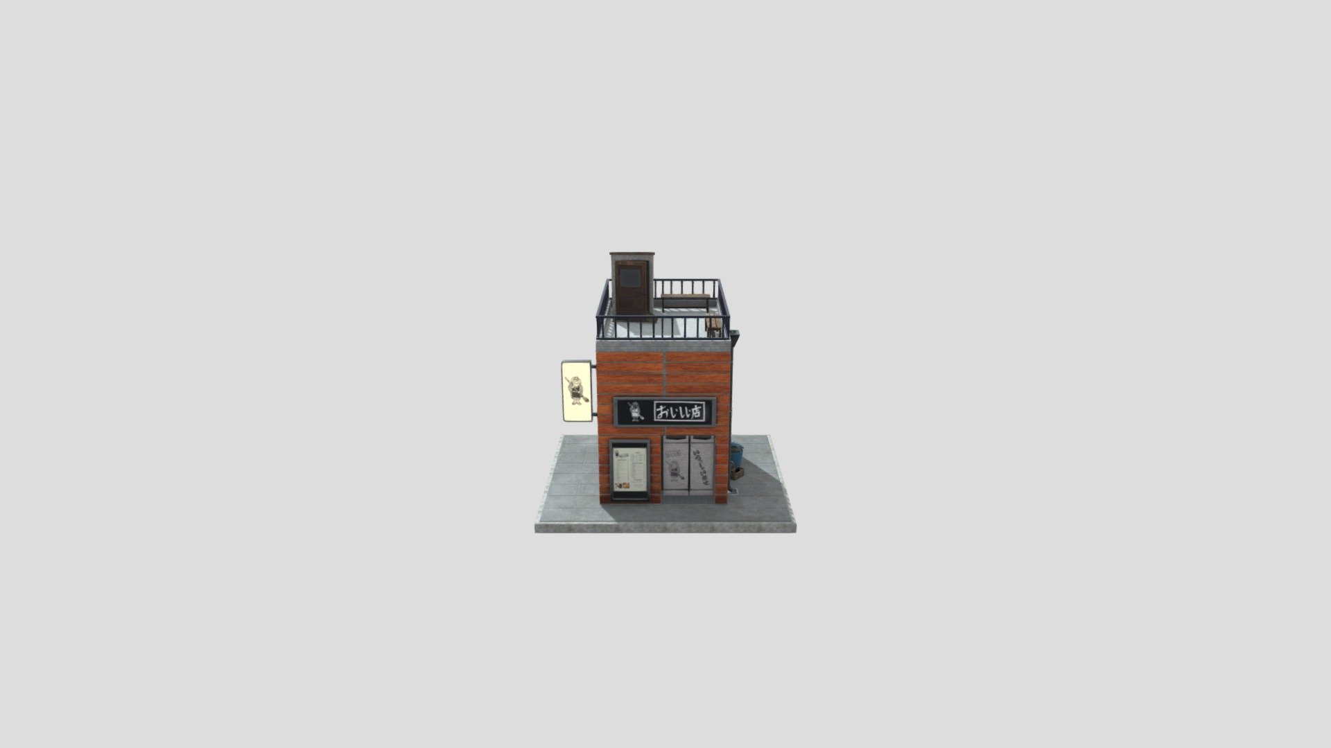 Japanese Restaurant - 3D model by simlewis [e95bcf0] - Sketchfab