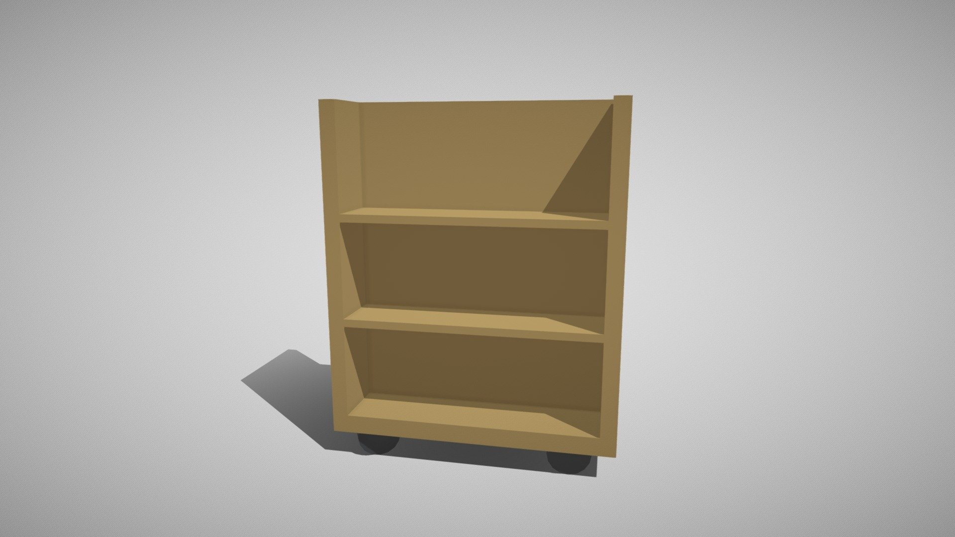 Library Book Trolley - 3D model by Bec (@rebecca.kerr) [e95c4f5 ...