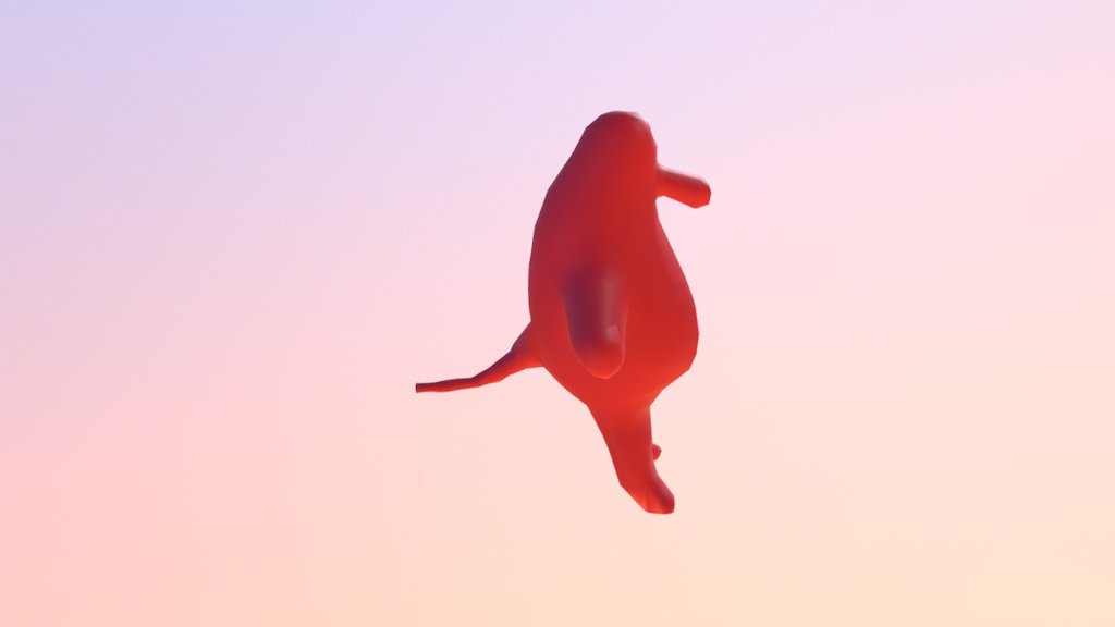 Mono Feo Rojito - Download Free 3D model by RafaQlo [e95dea8] - Sketchfab