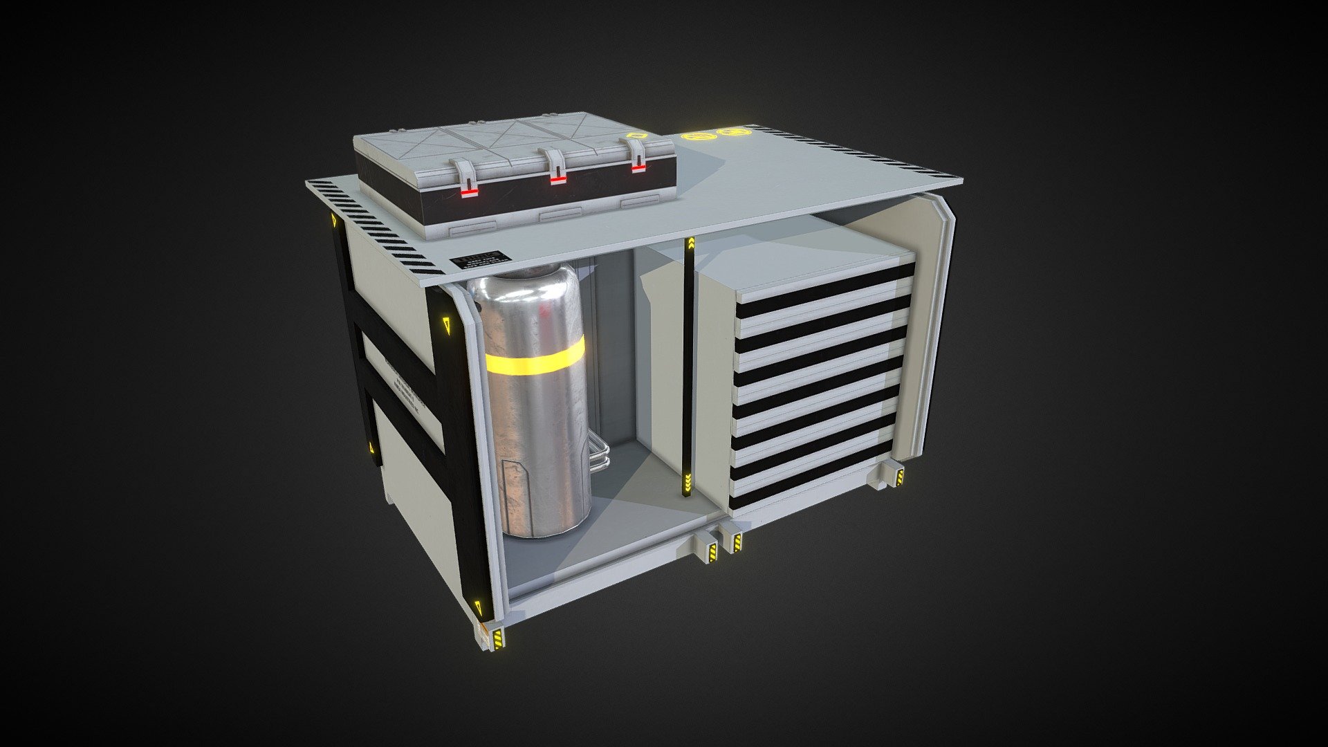 Sci-fi Workbench - 3D model by lejean [e95e0a3] - Sketchfab