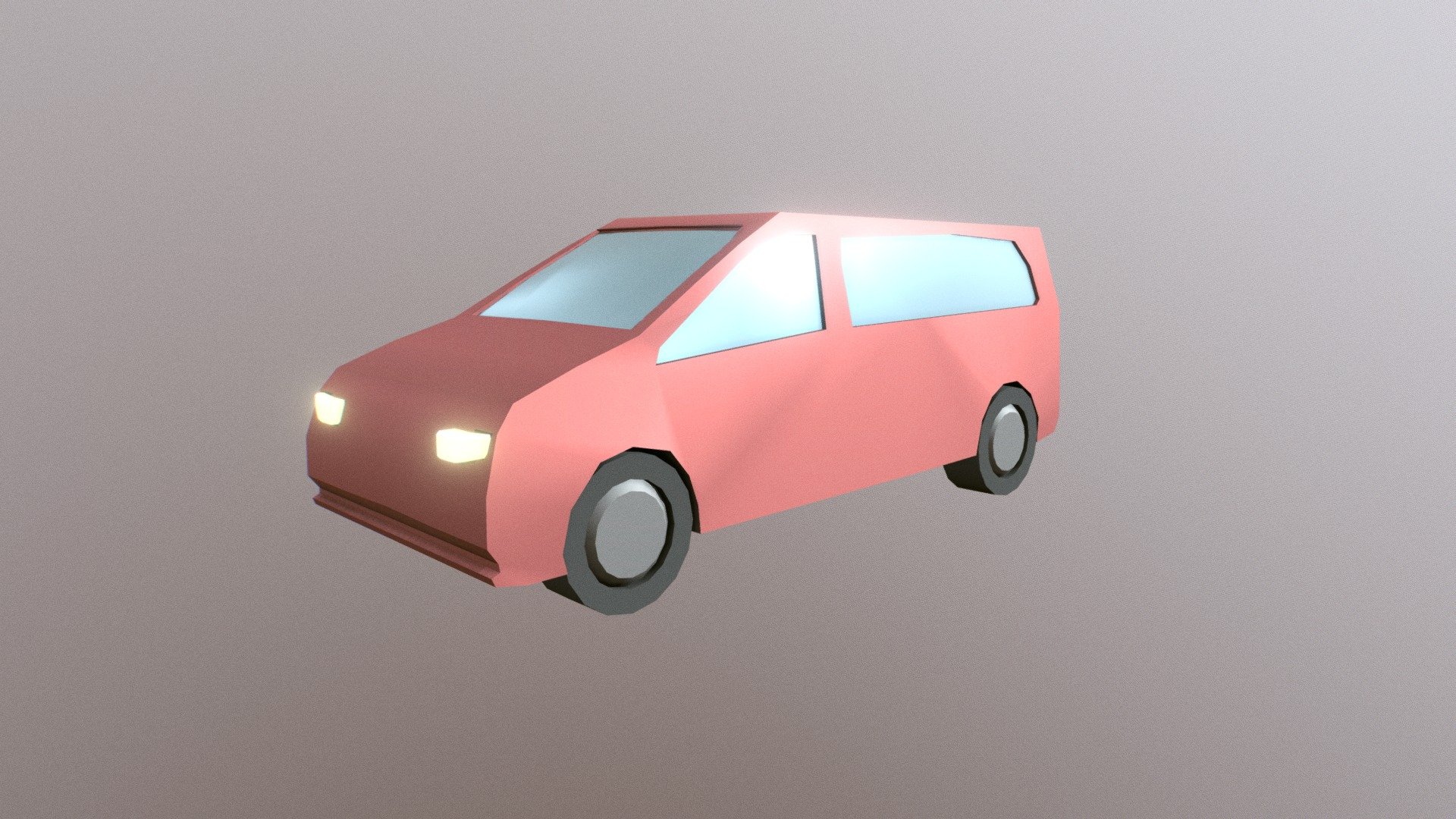 Low Poly Van - Download Free 3D model by Blender3D [e95fe88] - Sketchfab