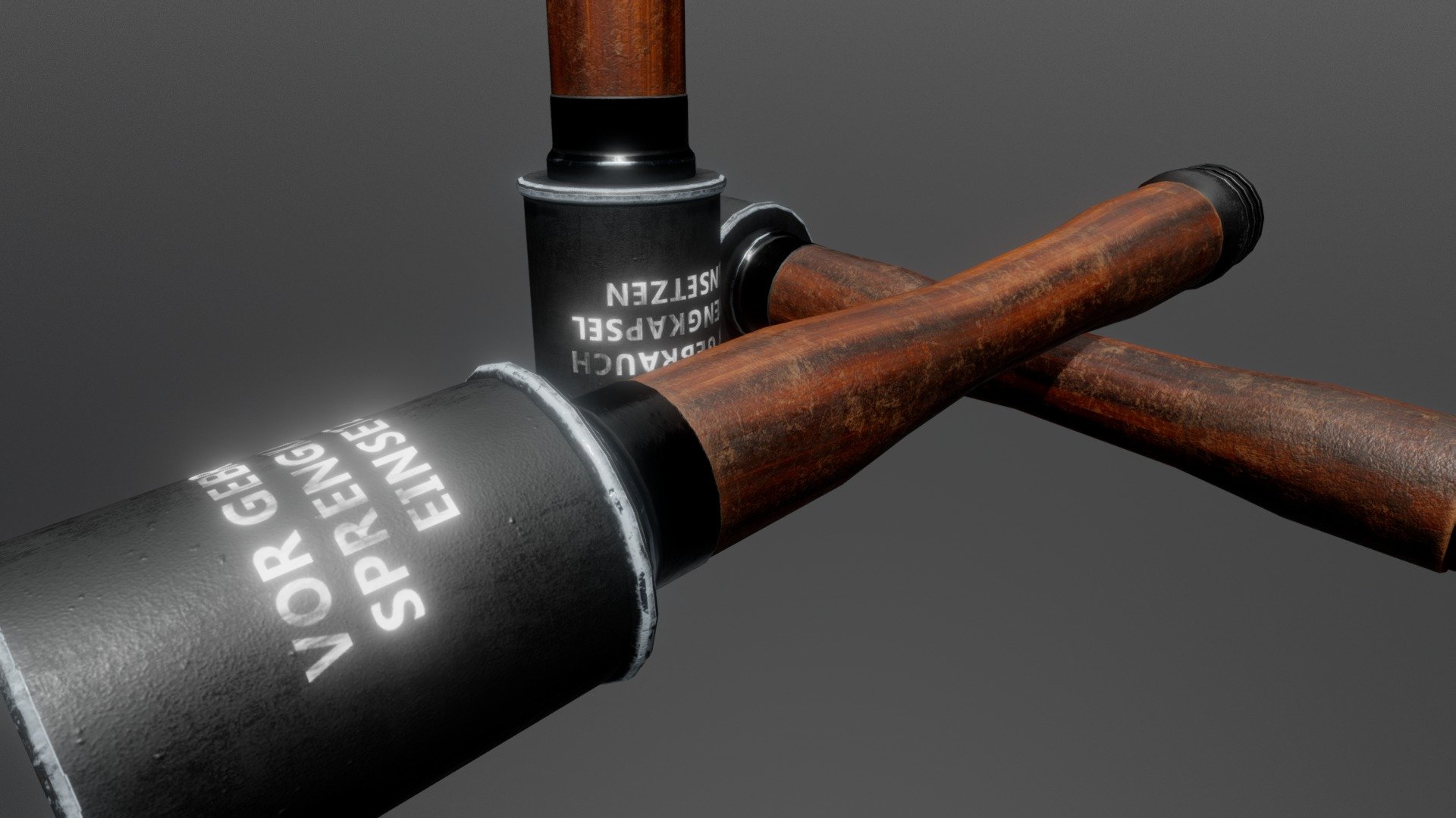 German M-24 Grenade - 3D model by Olrik_Jhornar (@guedonremi) [e96036d ...