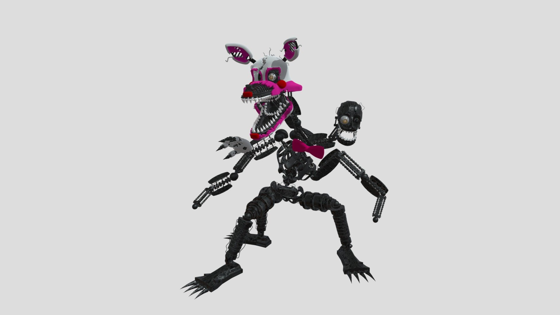 Nightmare Mangle - Download Free 3D model by skylajade69 [e9611d5 ...