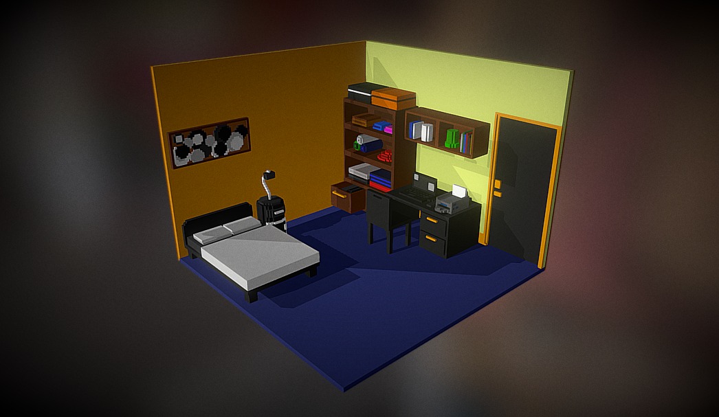 Room For Rent - 3D model by aaron100814 [e9625d4] - Sketchfab