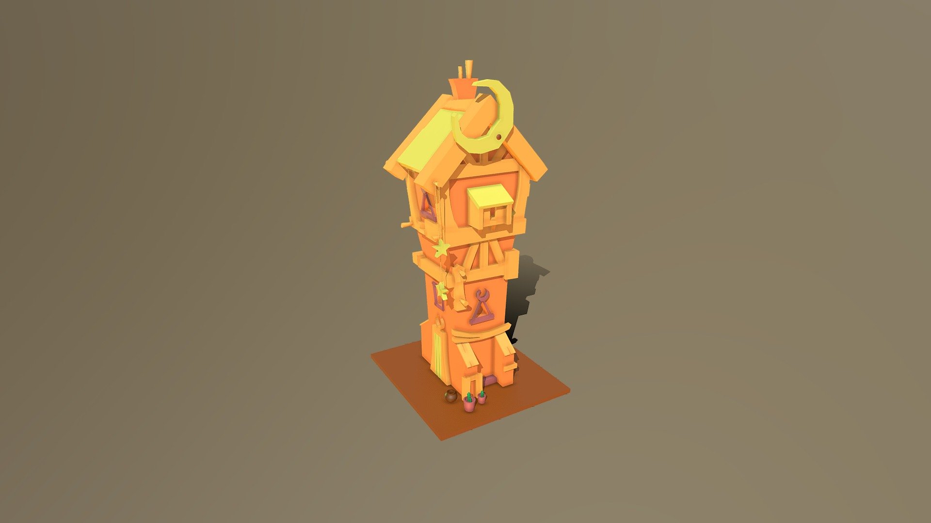 Magical Tower - 3D model by julia.zayets.26 [e9666ad] - Sketchfab