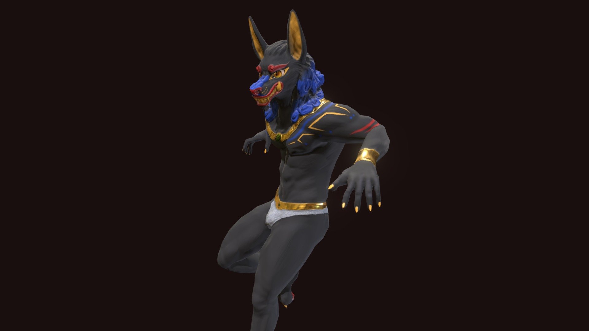 Anubis[Posed] - Download Free 3D model by vapor_ (@vaporclaws) [e966ffc ...