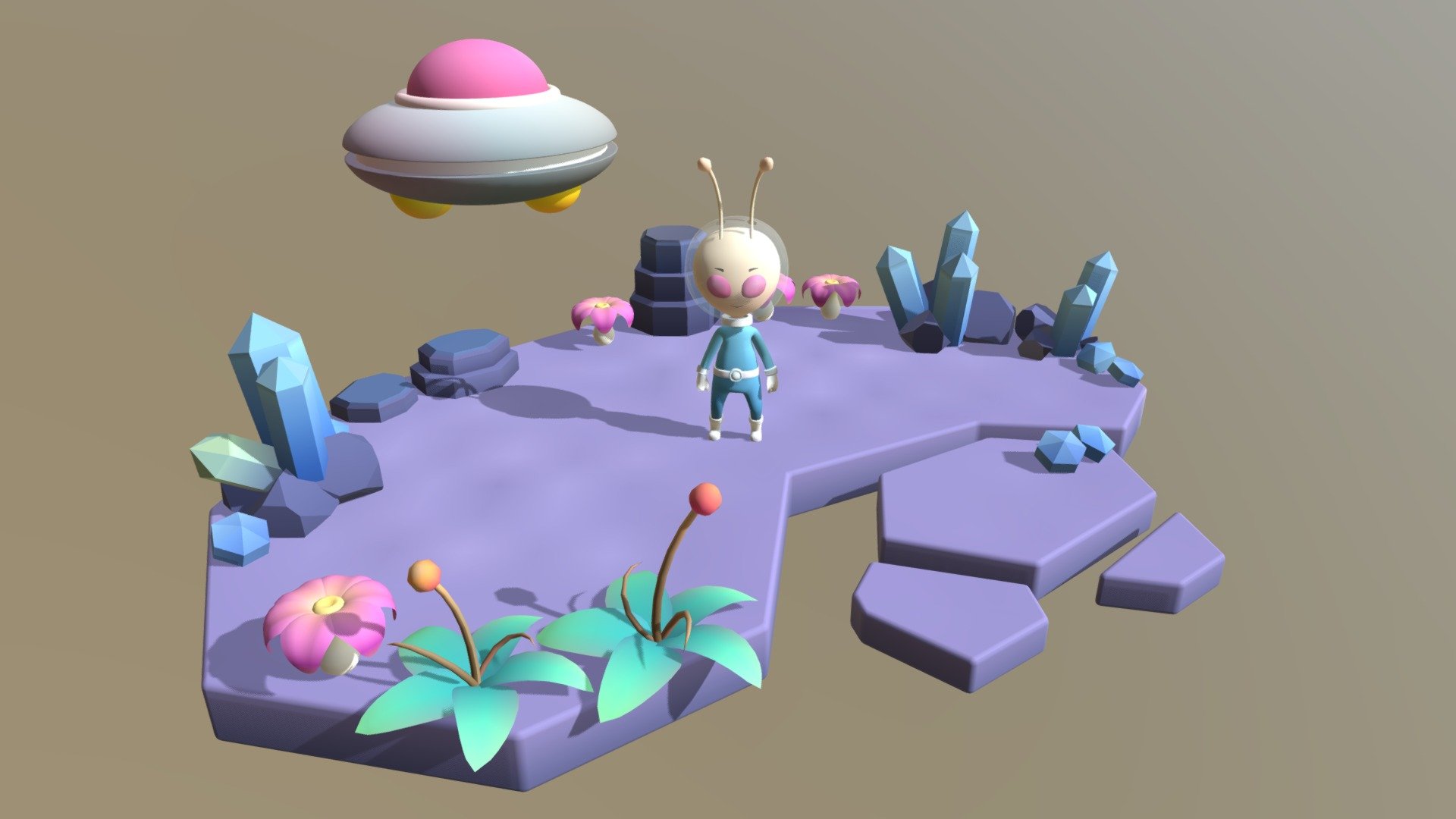 Cosmic Explorer - 3D model by Felipe Rivero (@fel.rivero93) [e96a6dc ...