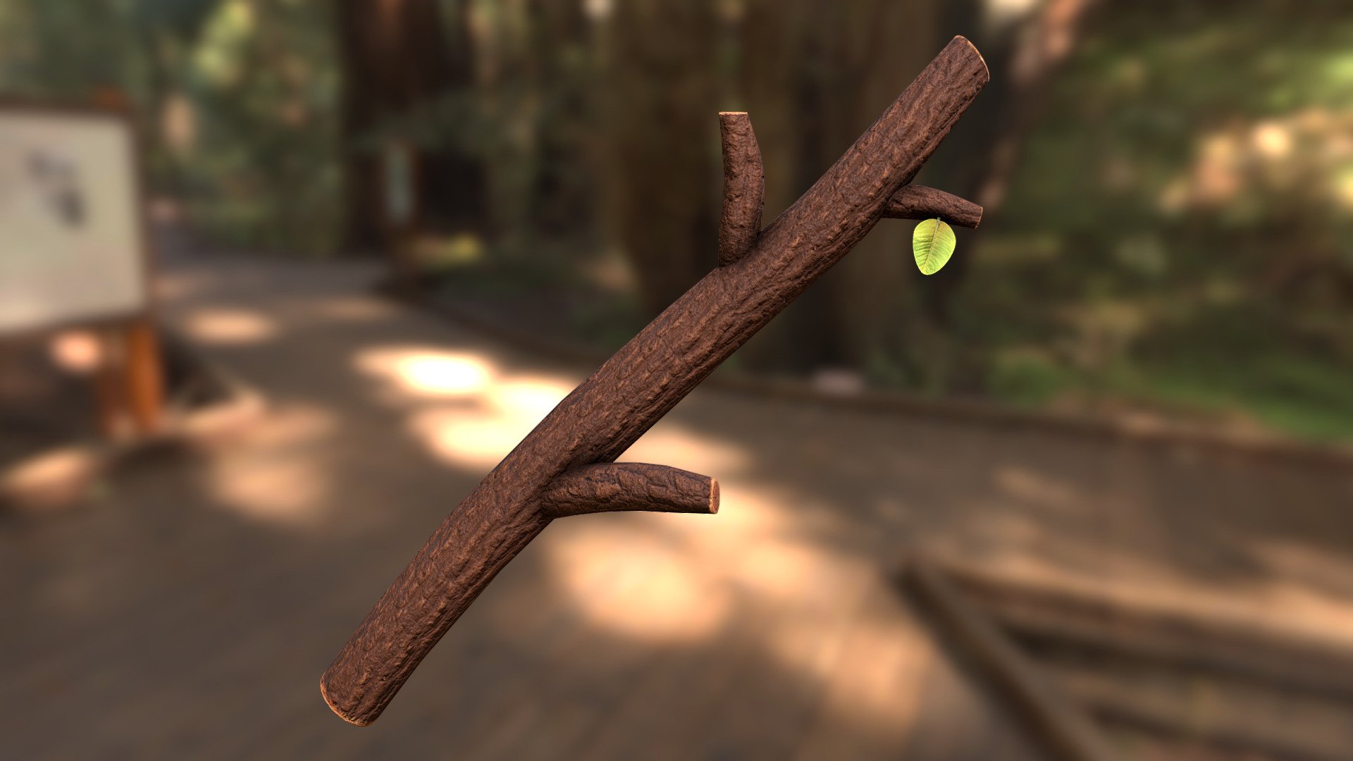 Zelda Ocarina of Time - Deku Stick - Download Free 3D model by ...