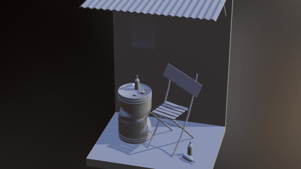 Scrapyard scene - fixed barrel - 3D model by mayoinvasion [e96bf5e ...