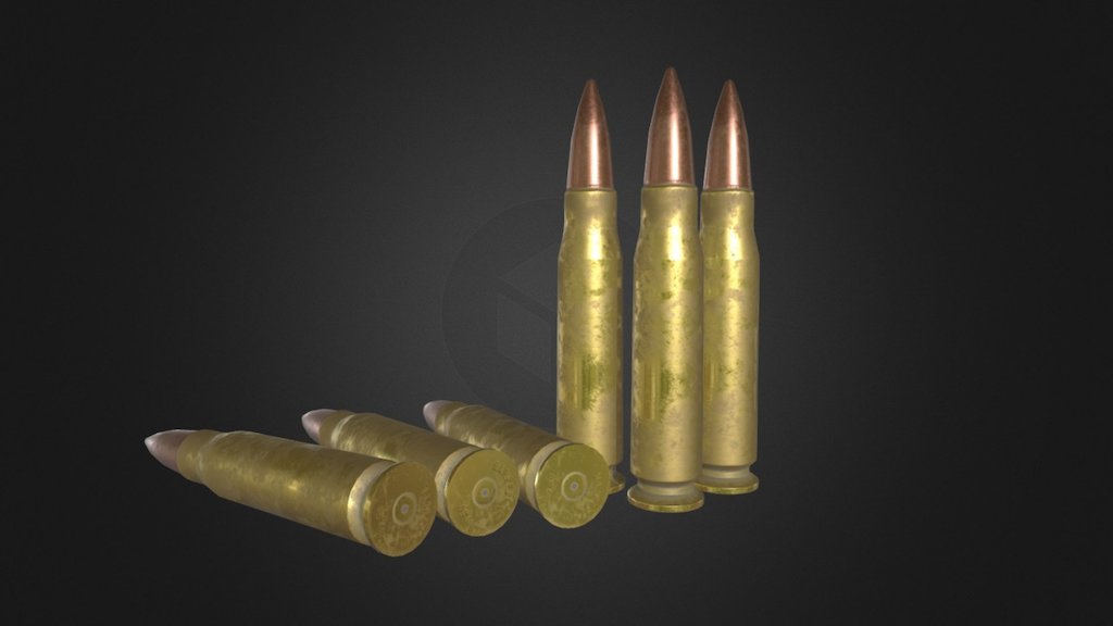 Cal.50 BMG - 3D model by Daniel Martins (@zarref) [e96d43a] - Sketchfab
