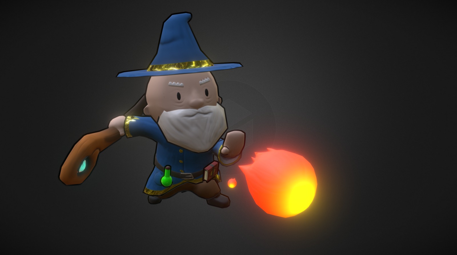 Baladar, the Wizard - 3D model by BarnJake [e96f1e5] - Sketchfab
