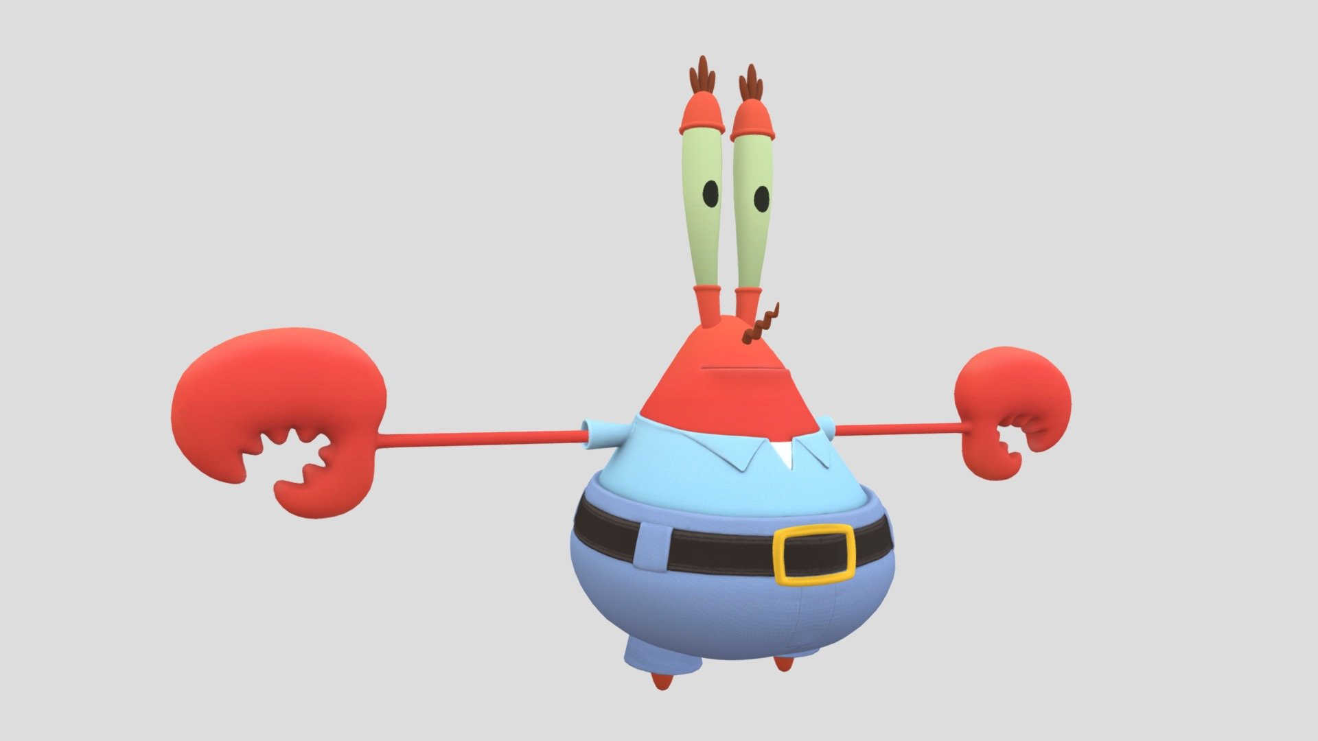BFBBR - Mr.Krabs - Download Free 3D model by SMF Features Developed ...
