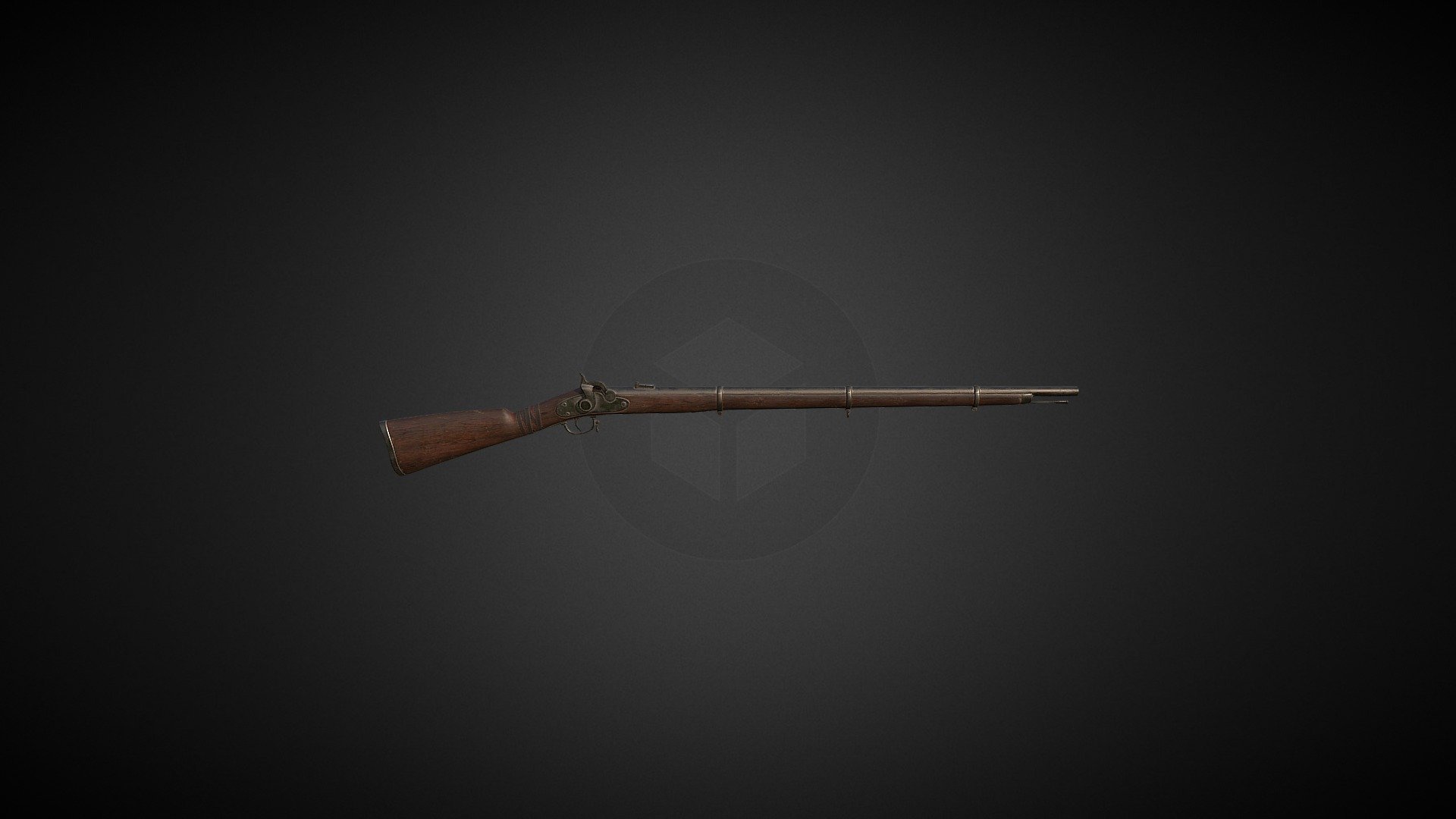 Springfield Rifle - 3D model by mattvsdb [e970ead] - Sketchfab