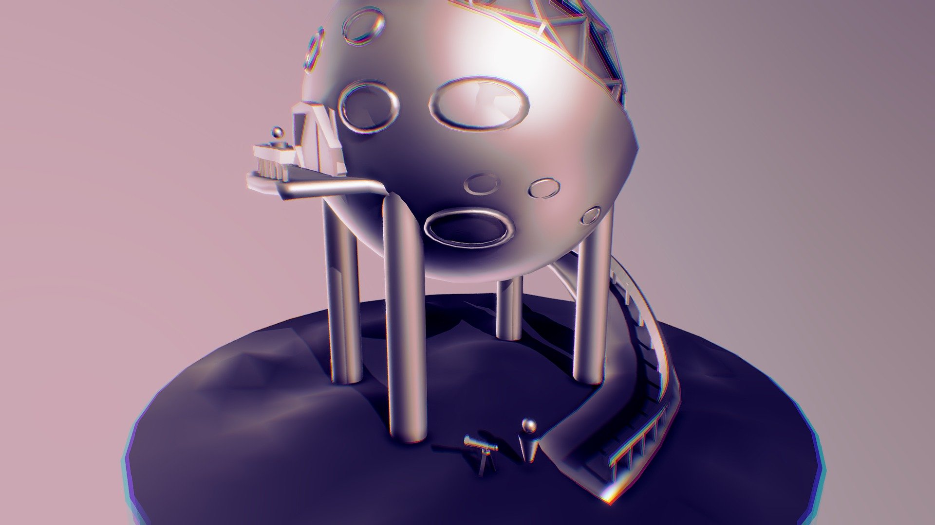 Alien Utopian House - 3D model by LentGames [e971855] - Sketchfab