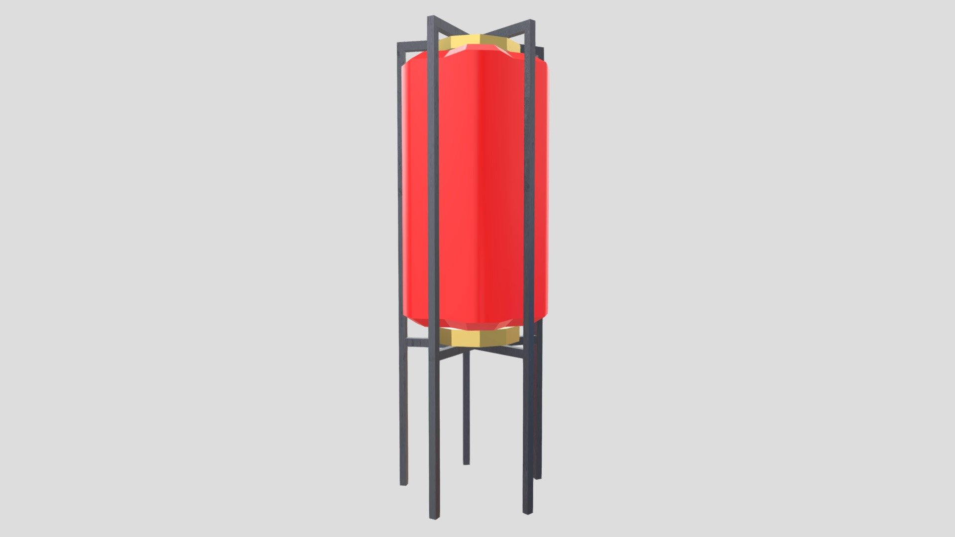 Chinese-Inspired Lamp - 3D model by madisontayler [e972cde] - Sketchfab