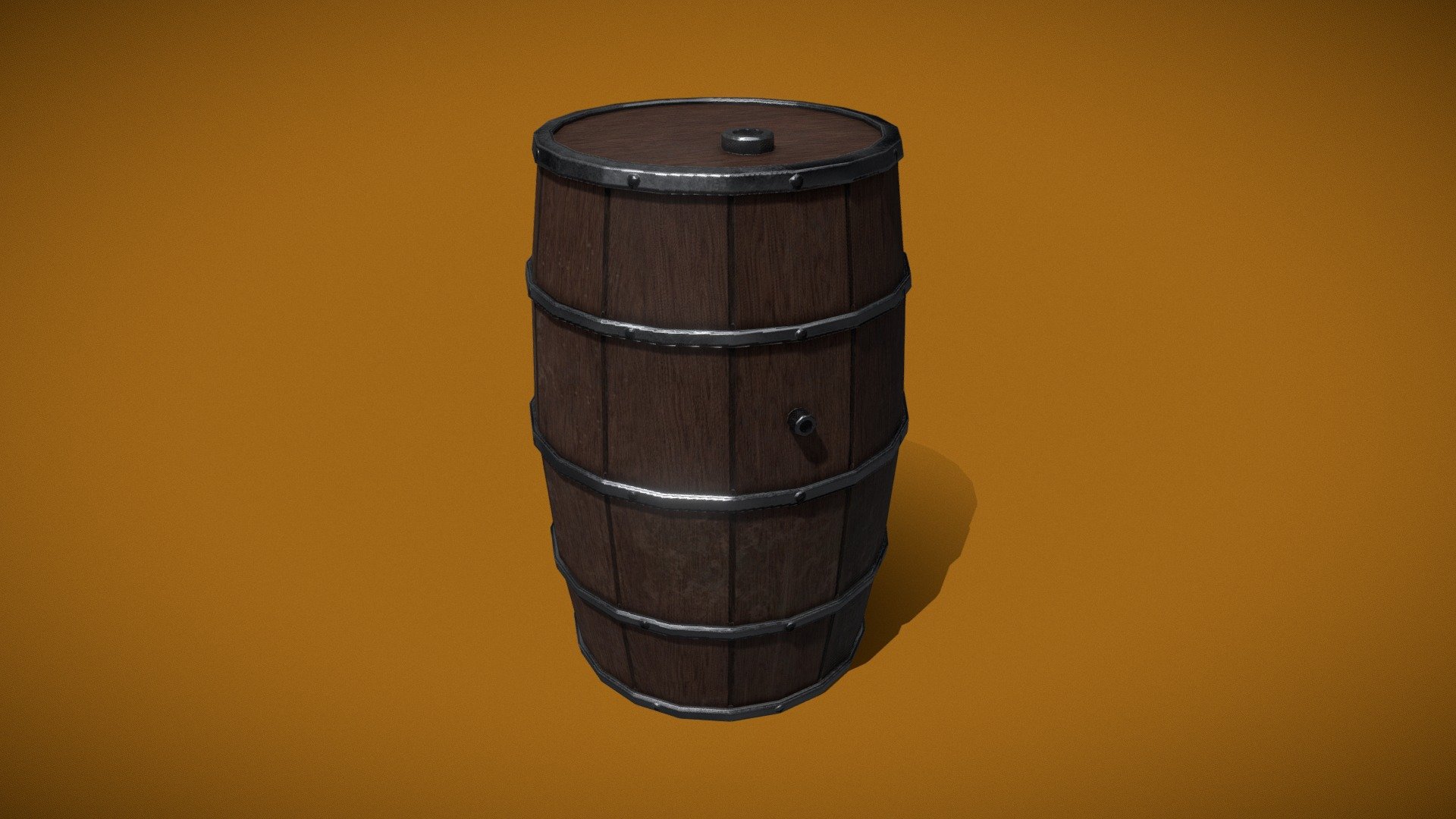 Wooden Storage Barrel - Download Free 3D model by Jamie McFarlane ...