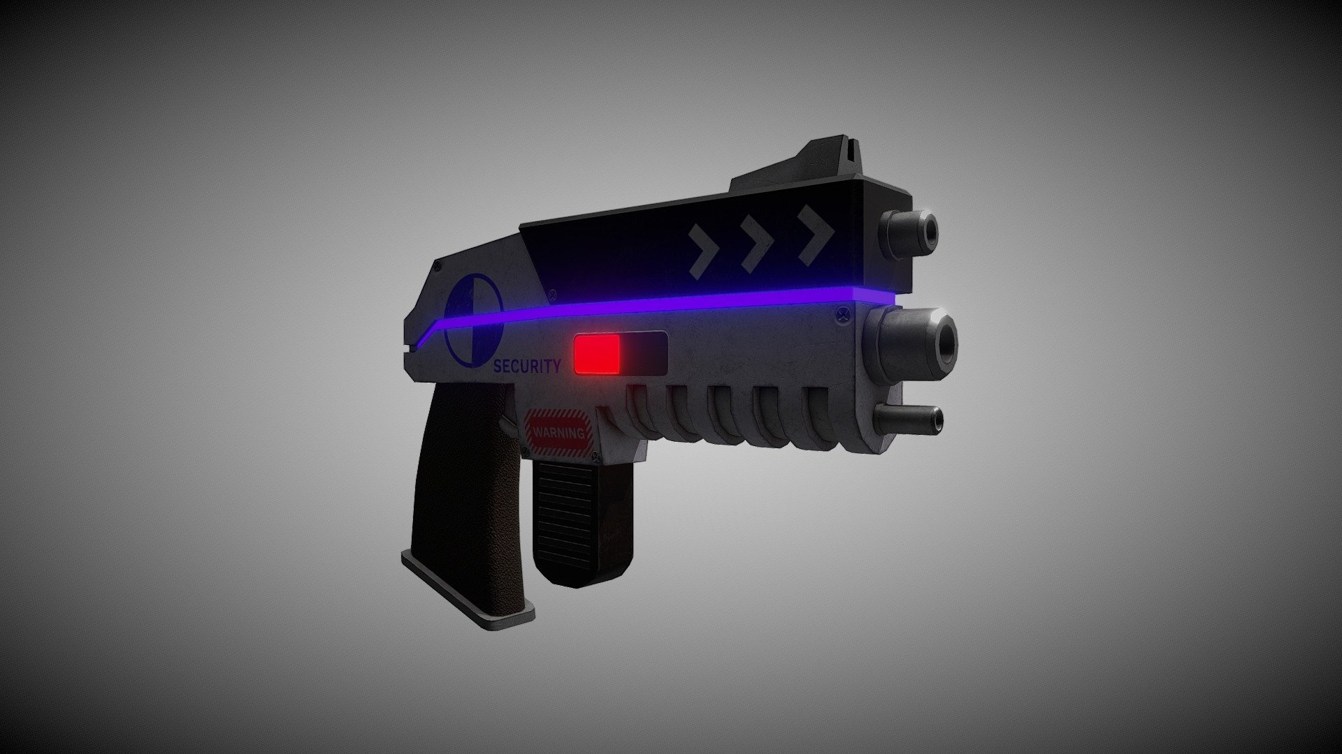 Futuristic Gun - 3D model by danonyno [e9796e5] - Sketchfab