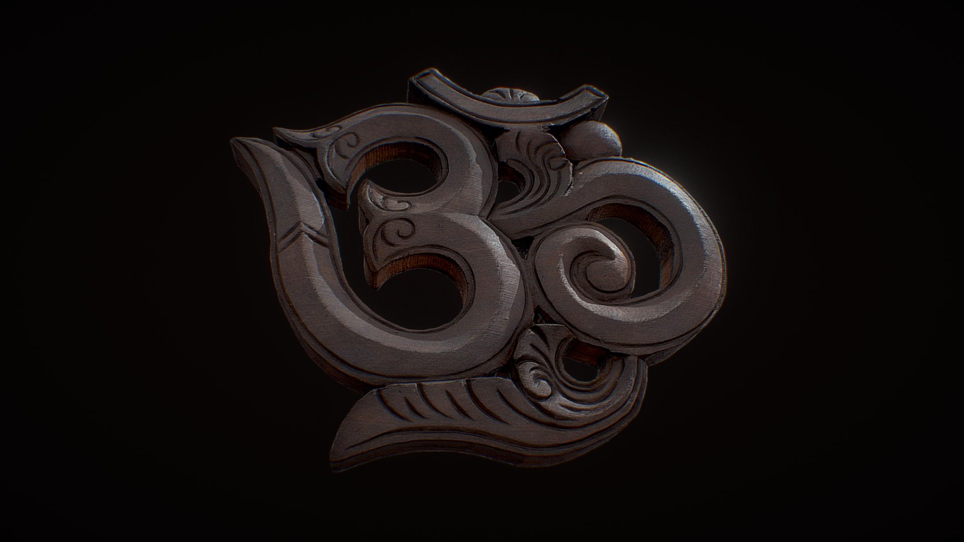 OM Wall Ornament - Buy Royalty Free 3D model by StudioNexus (@cynex ...