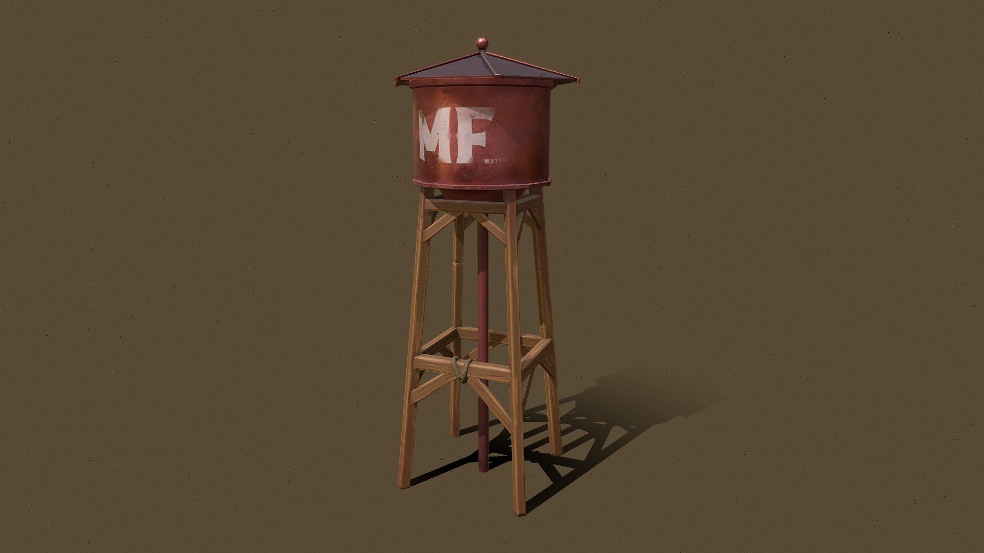 Water Tower - 3D model by Ethan Buot (@ethan.buot) [e98013c] - Sketchfab