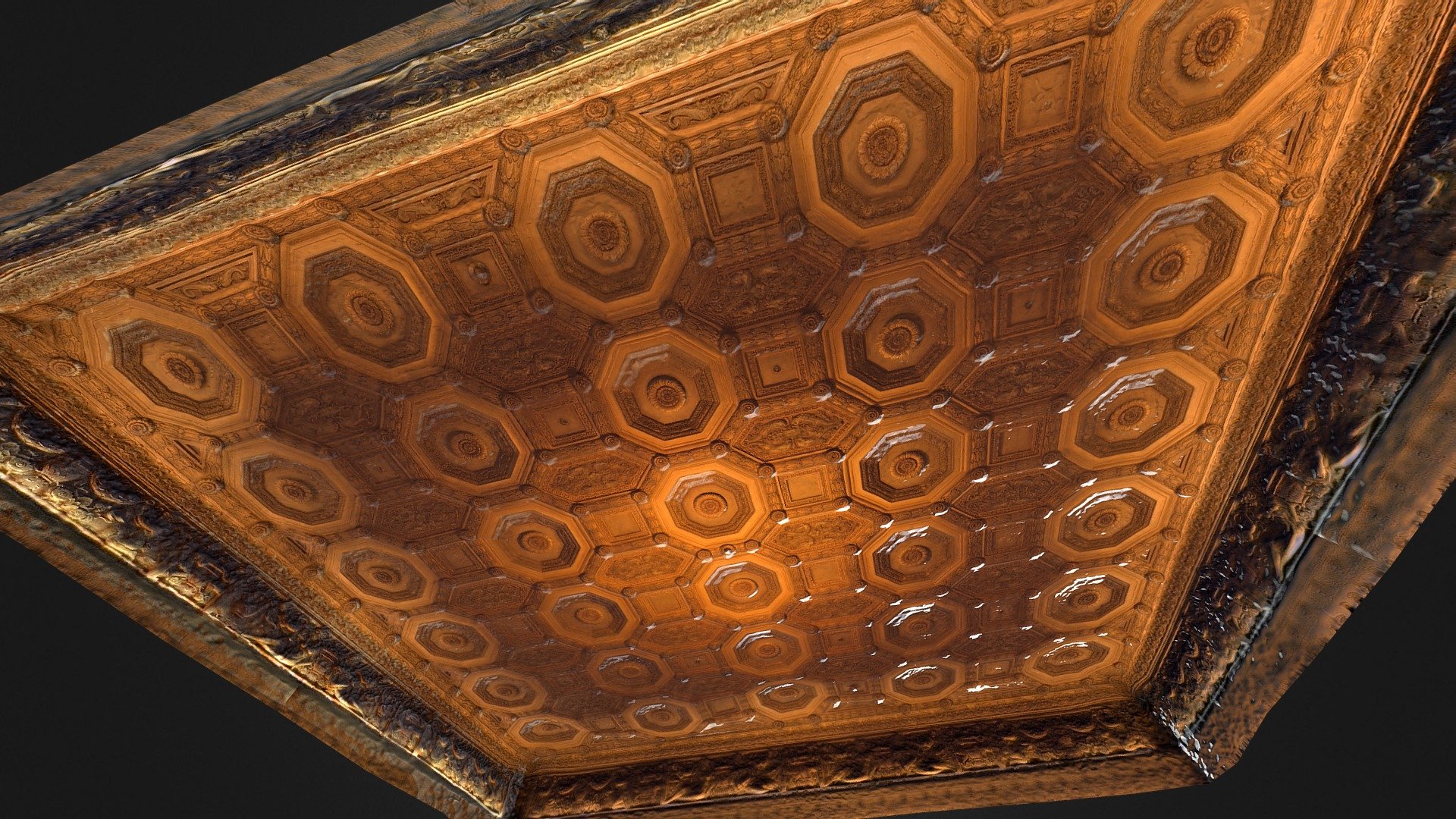 Luxury Ornate Ceiling - 3D Scan - 3D model by Eve Bat Studios ...