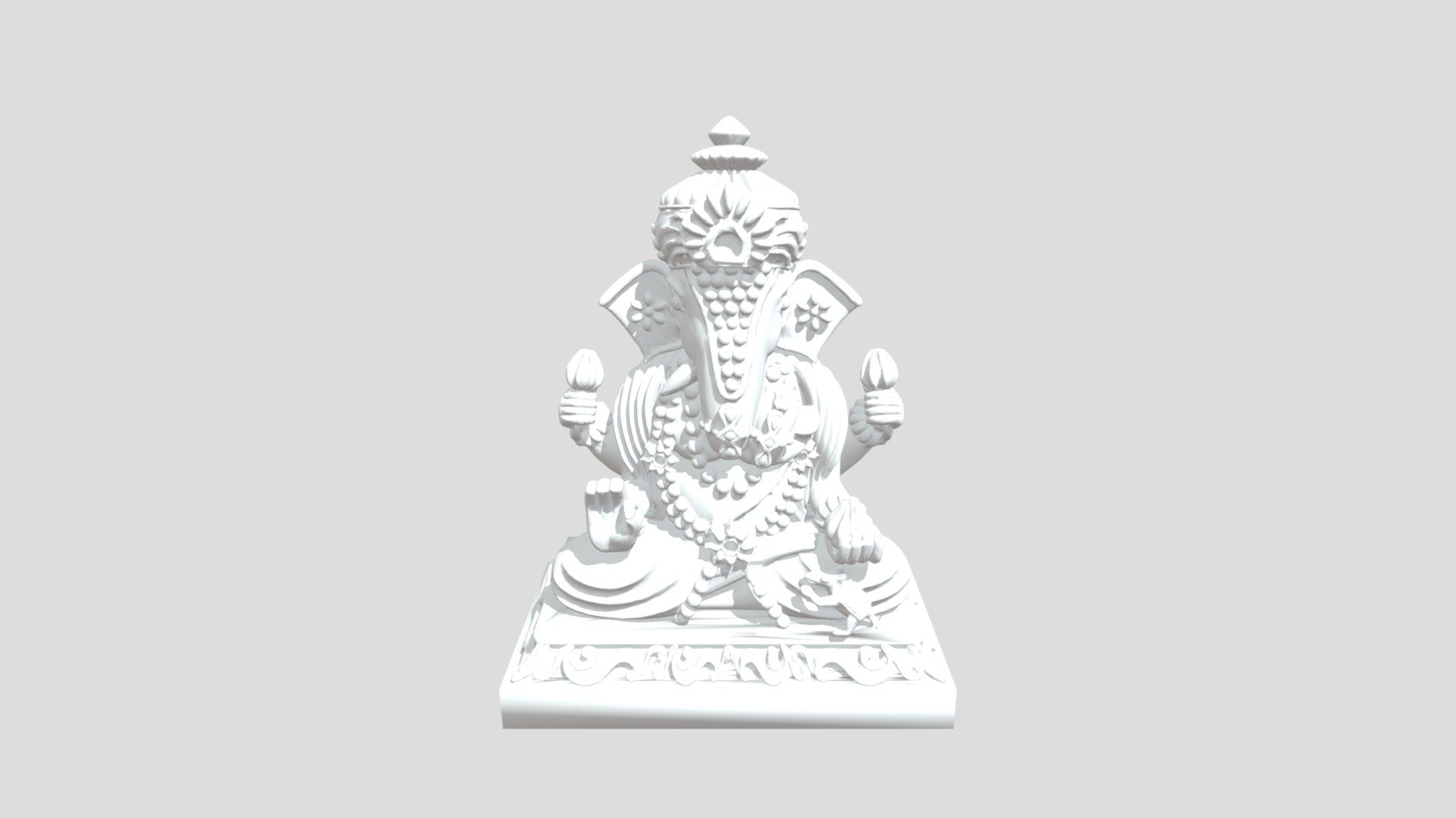 Model of Ganesha - 3D model by sathvick [e981762] - Sketchfab