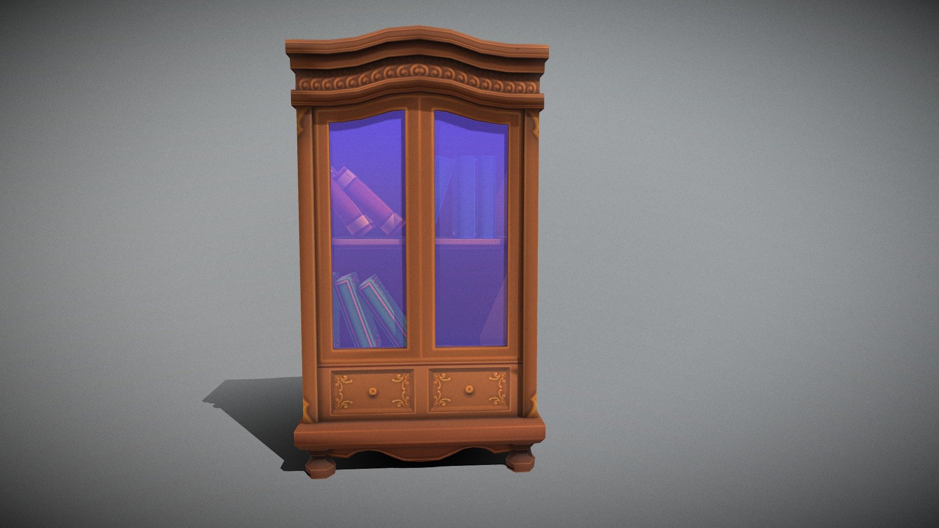 BOOKCASE - Buy Royalty Free 3D model by Bilal Creation Production ...