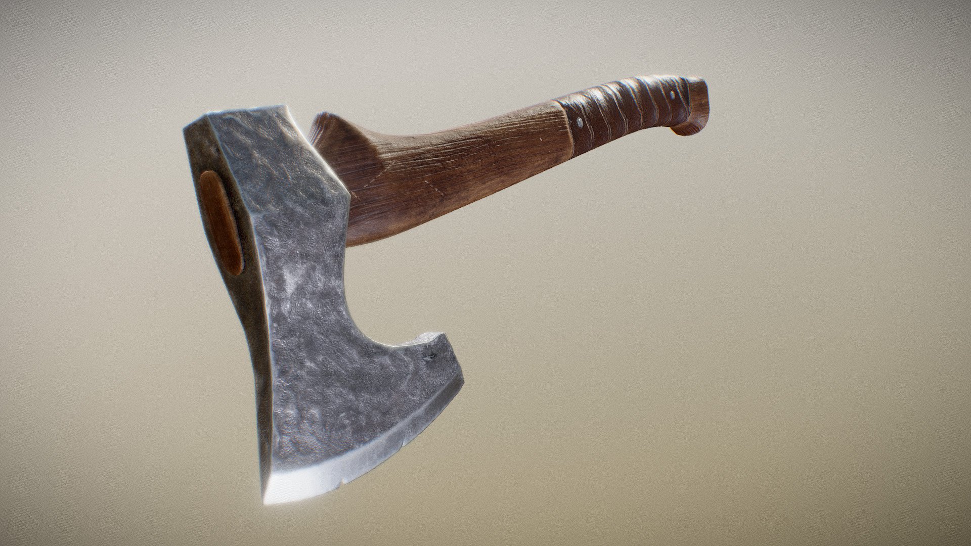 Hatchet - 3D model by markc87 [e982fc2] - Sketchfab