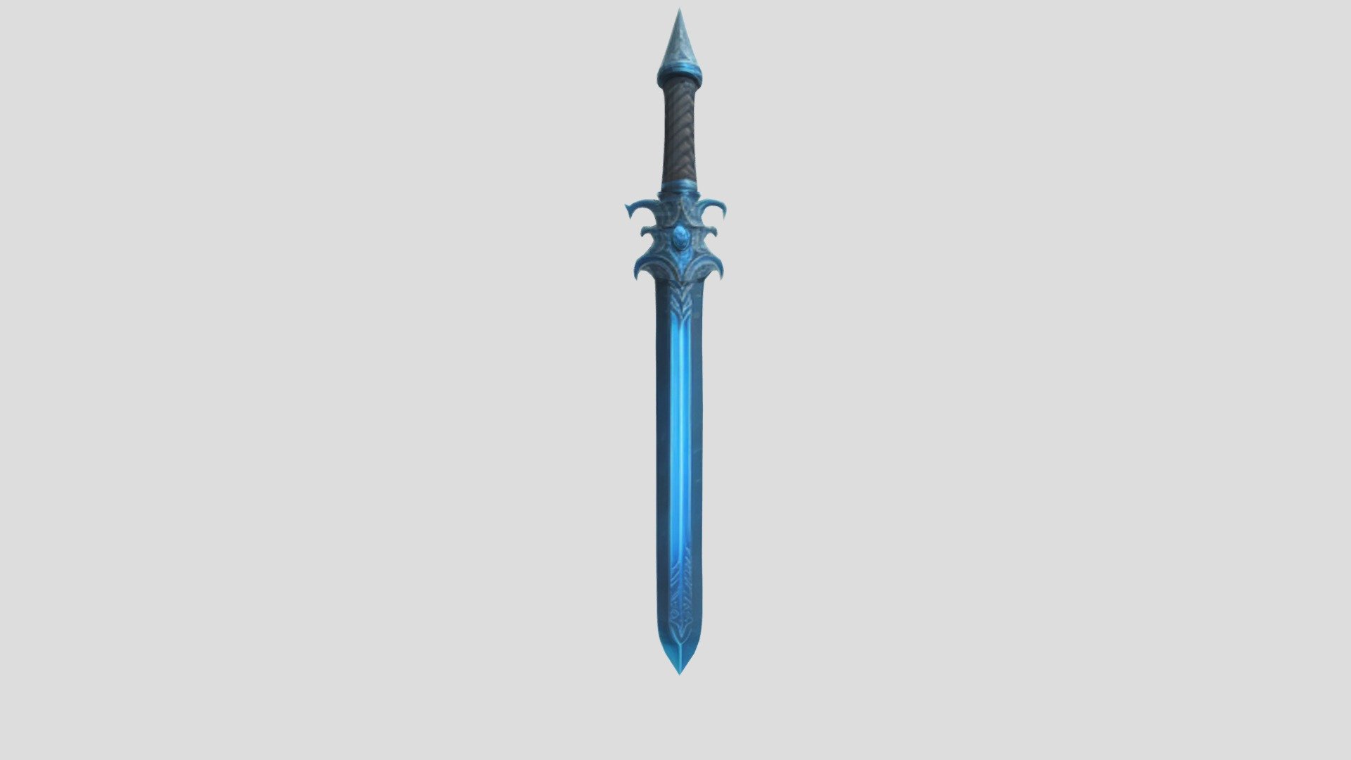 Blue Flame Sword - 3D model by K63292 [e983007] - Sketchfab