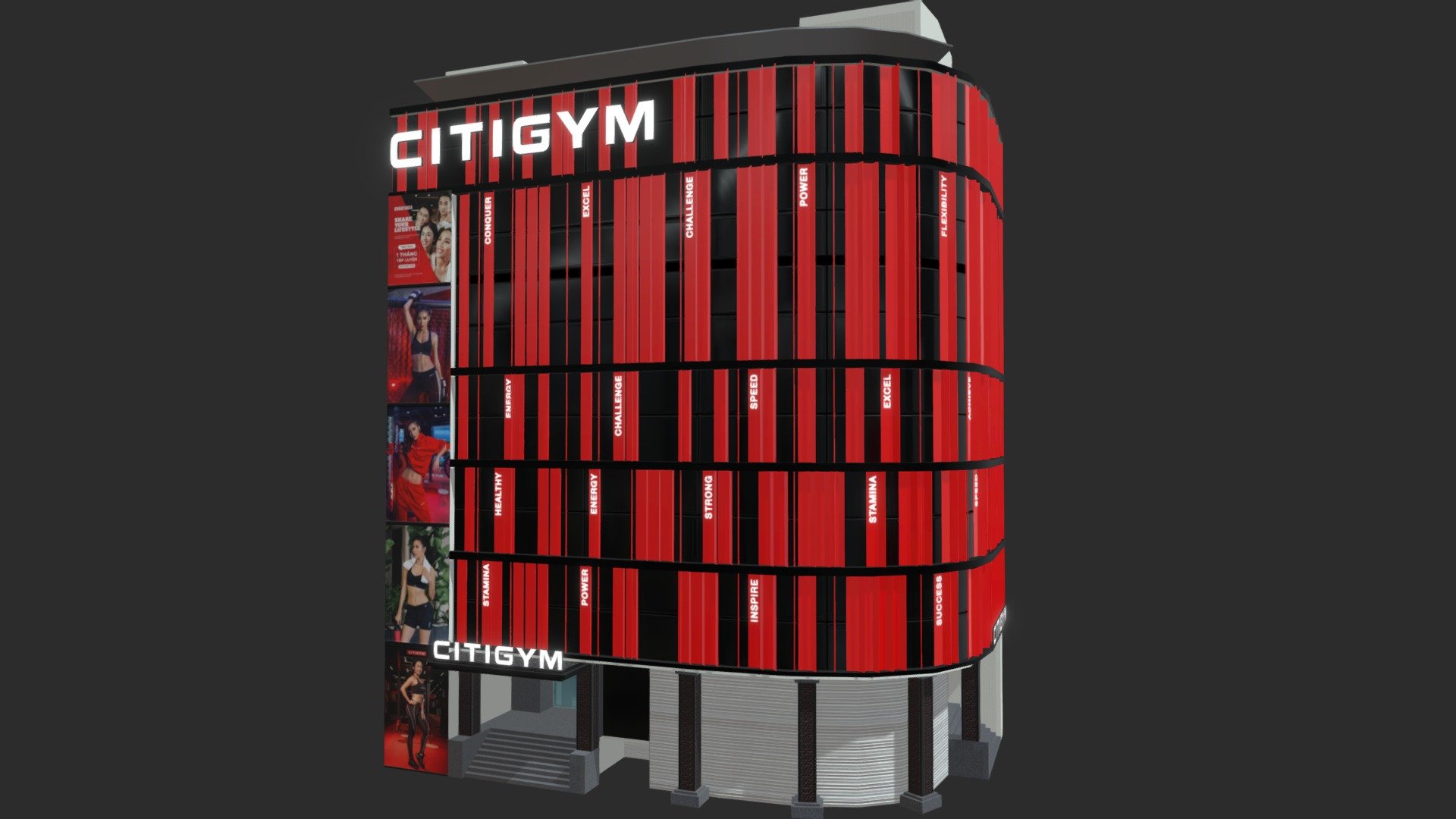 CITI GYM - 3D model by NhatLinh [e989378] - Sketchfab