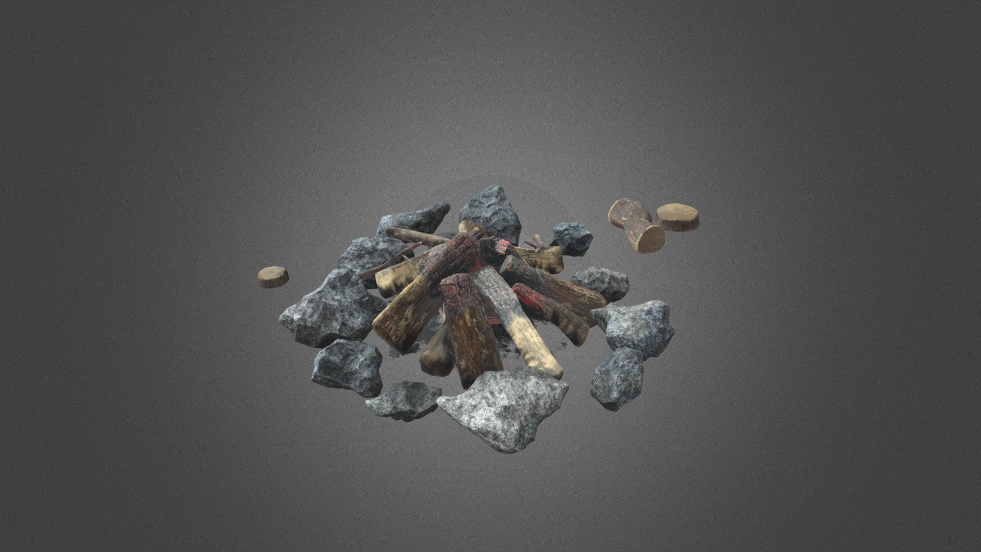Fire Wood - Buy Royalty Free 3D model by tingting_er [e98ae12 ...