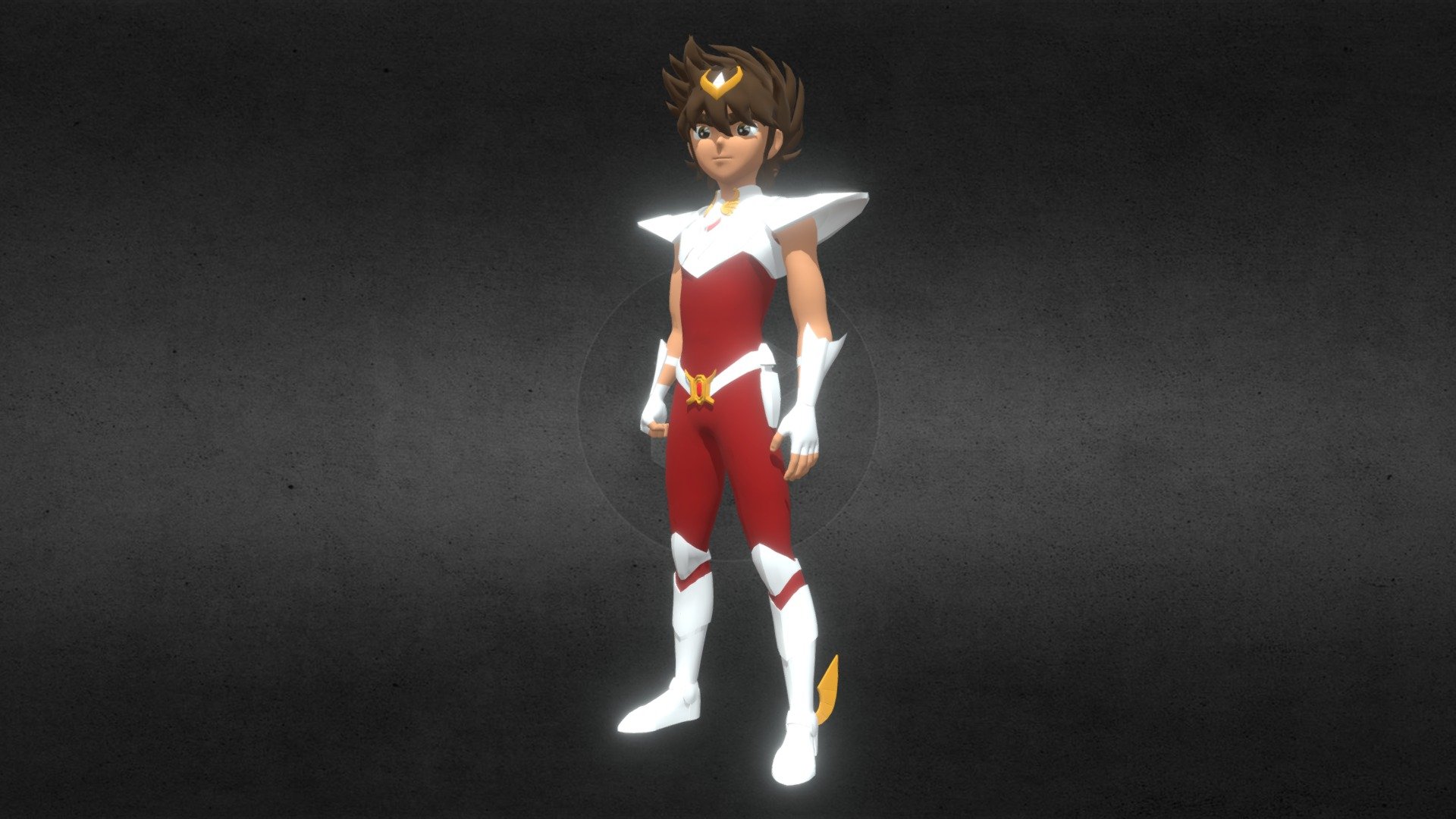 Pegasus Seiya fully rigged character - Download Free 3D model by ...