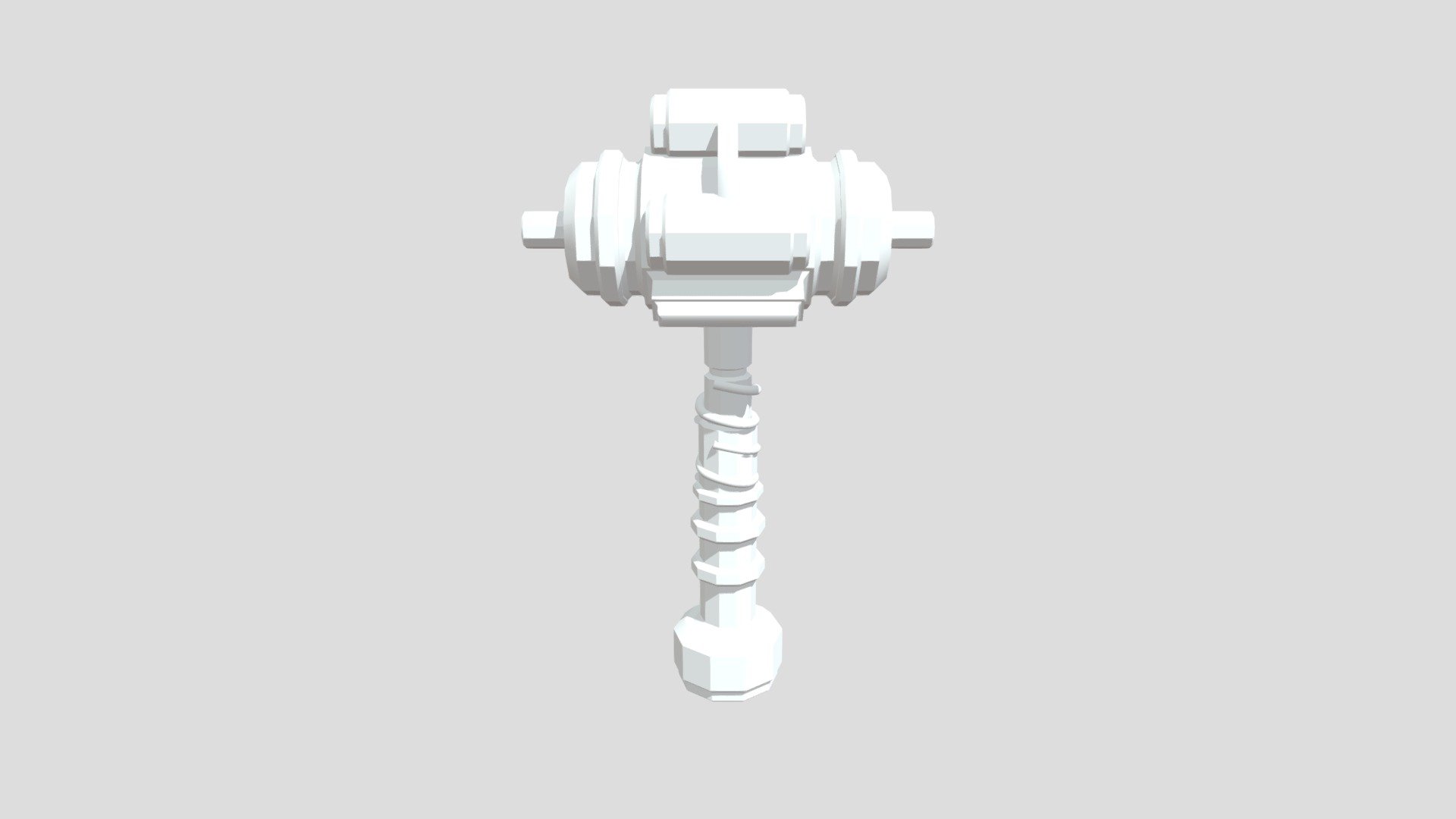 hammer weapon for prop design - 3D model by Deathillusions (@flush ...