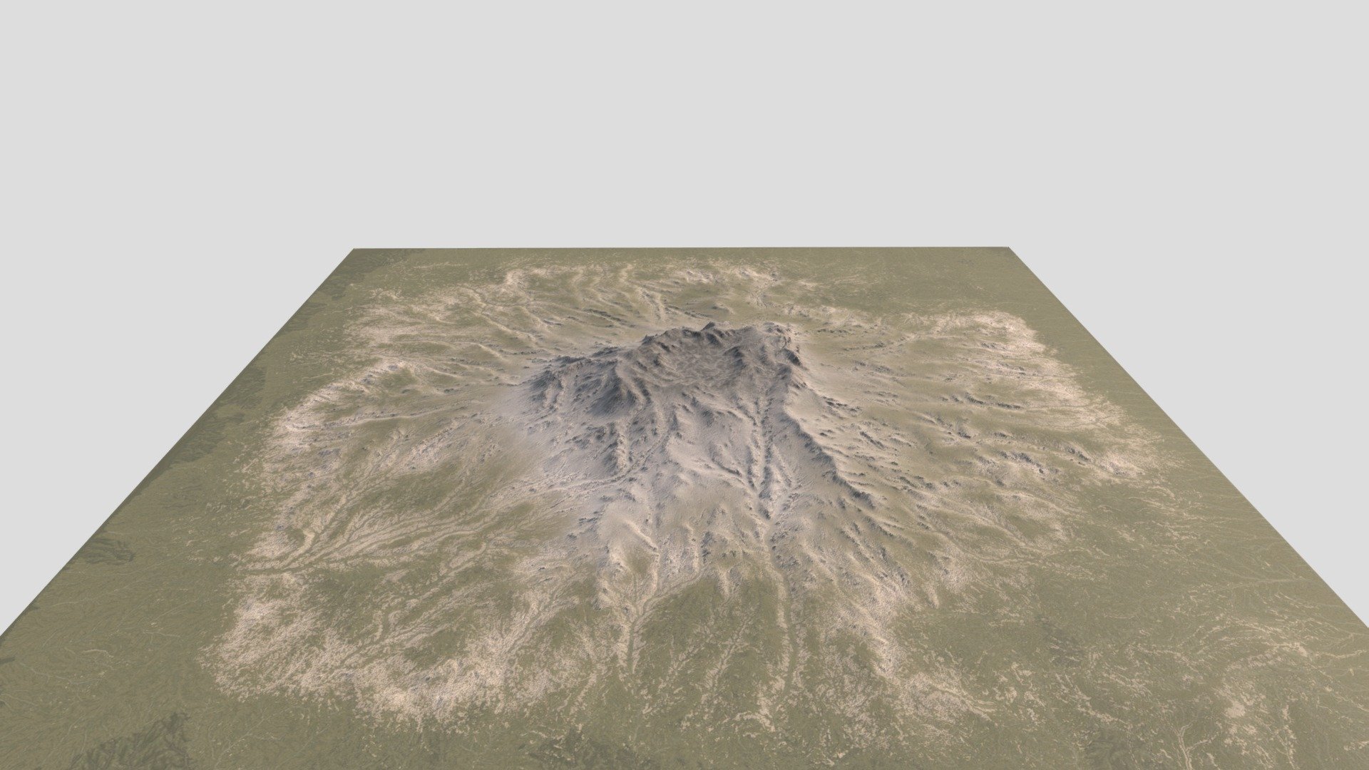 Volcano_Mountain_Terrain Version 5 - Buy Royalty Free 3D model by ...