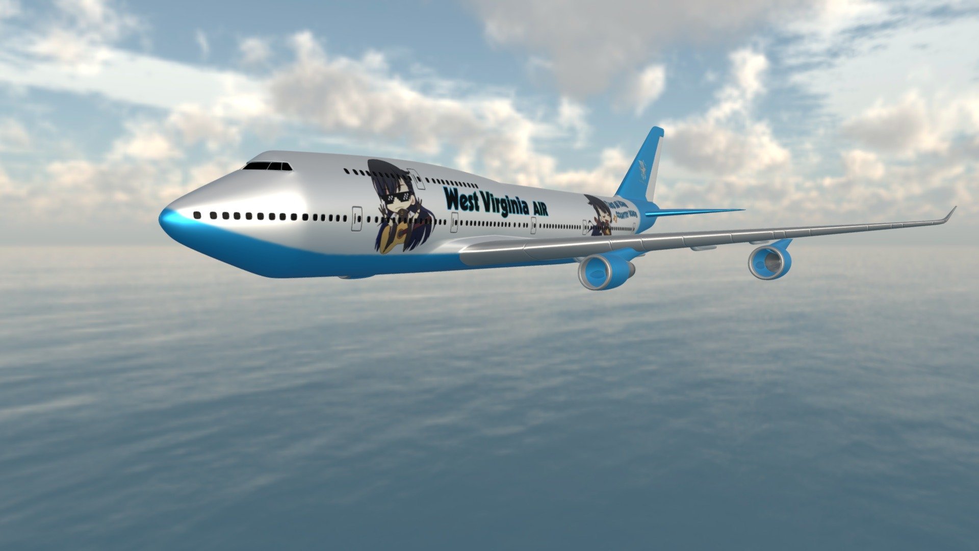 Boeing 747 - 3D model by Red Kaiser (@redkaiser555) [e99284a] - Sketchfab