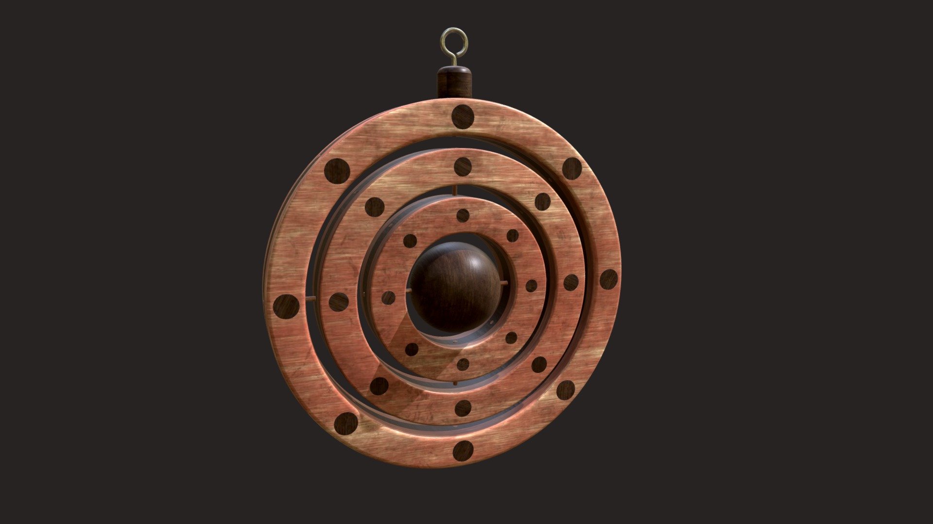 Gyroscope - Buy Royalty Free 3D model by dbr3d [e9945e2] - Sketchfab Store