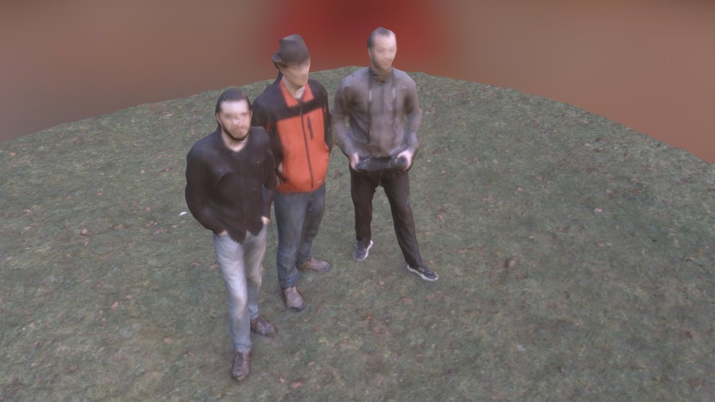 Trio Simplified 3d Mesh - 3D model by droneouest [e9953b1] - Sketchfab