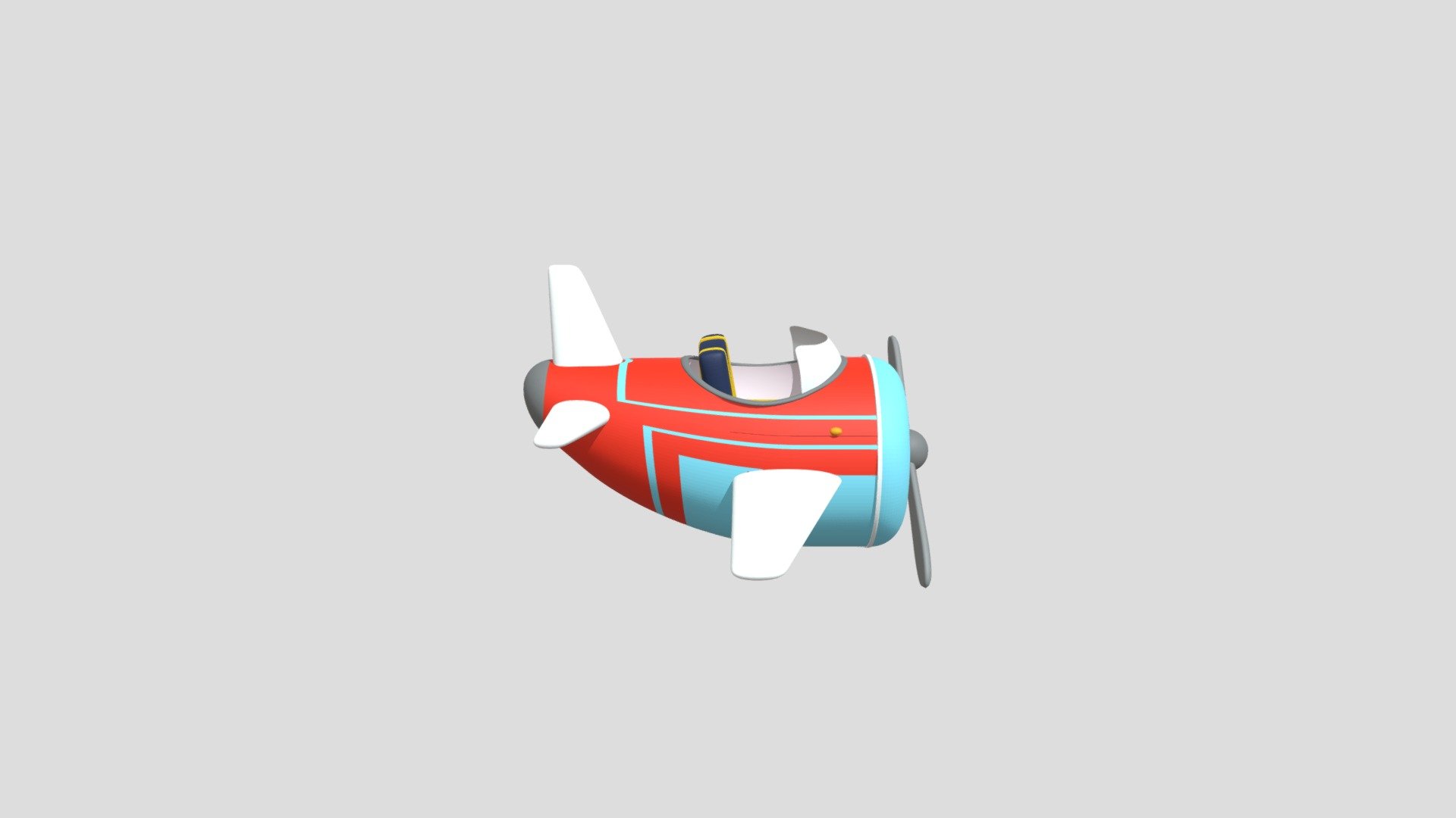 Low poly plane model - 3D model by Jekichani [e995816] - Sketchfab