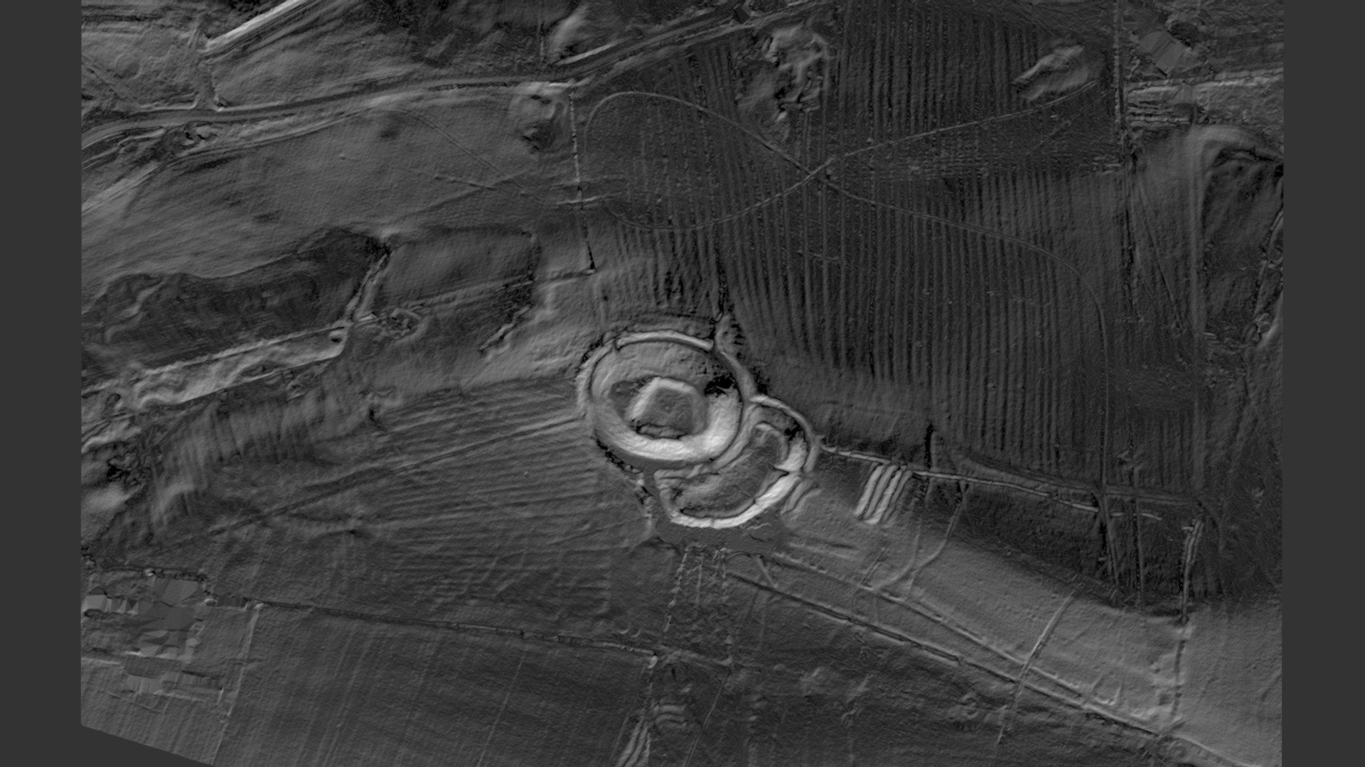 Middleham Ringwork and Bailey 3d Lidar Model - 3D model by PBarrett ...