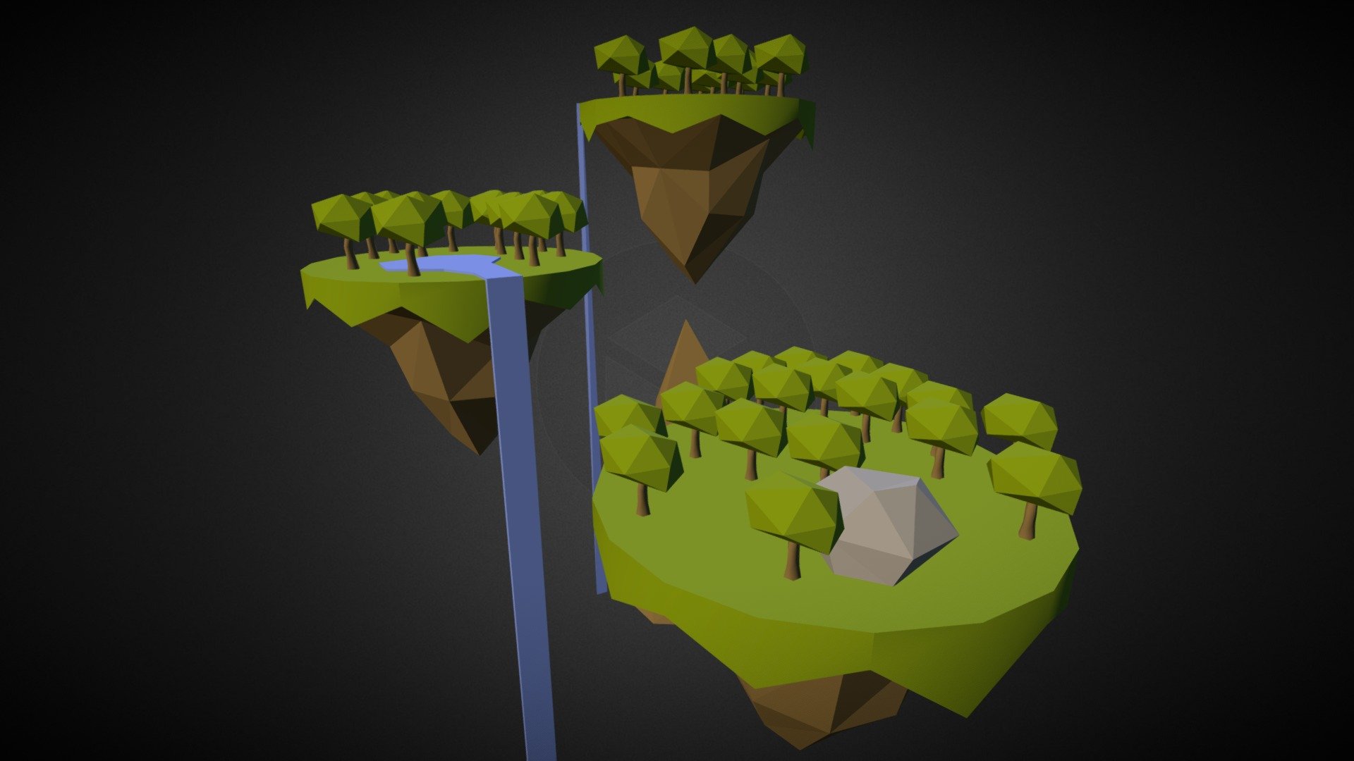 Floating Islands 3ds - Download Free 3D model by daviddickball [e997280 ...