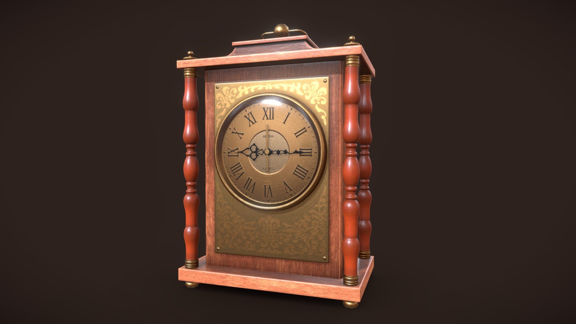 Clock "Spring(Vesna)" - Download Free 3D model by tiegon [e999313 ...