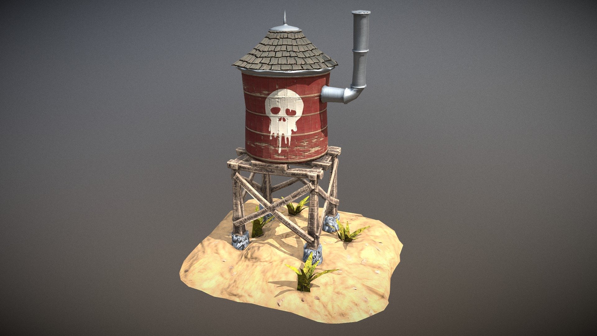 Toxic WaterTank - 3D model by edwinh [e99a97f] - Sketchfab