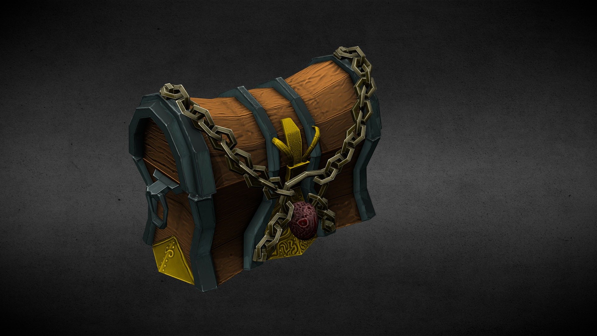 Chained chest - 3D model by burnir [e99c65f] - Sketchfab