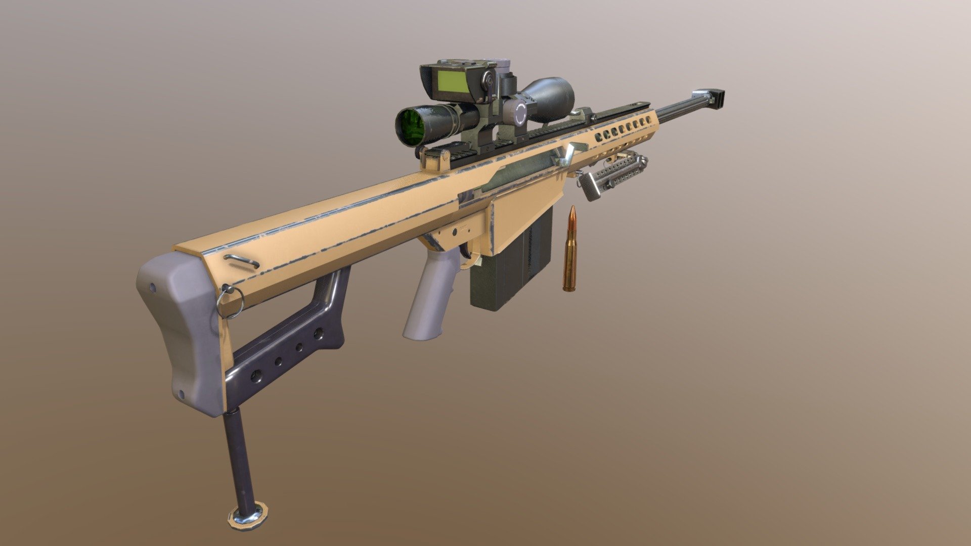 Barrett M82A1 - 3D model by Belzar Sirus (@belzar.sirus) [e99deeb ...