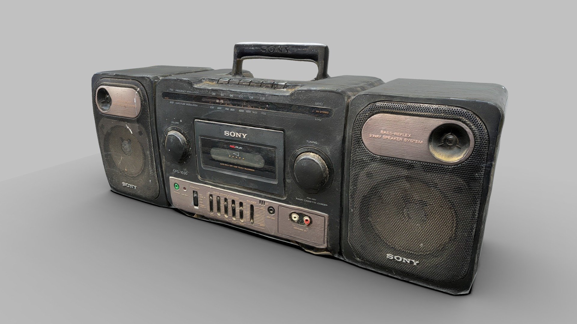 Sony Boombox Photoscan MEDPOLY - Download Free 3D model by EFX ...